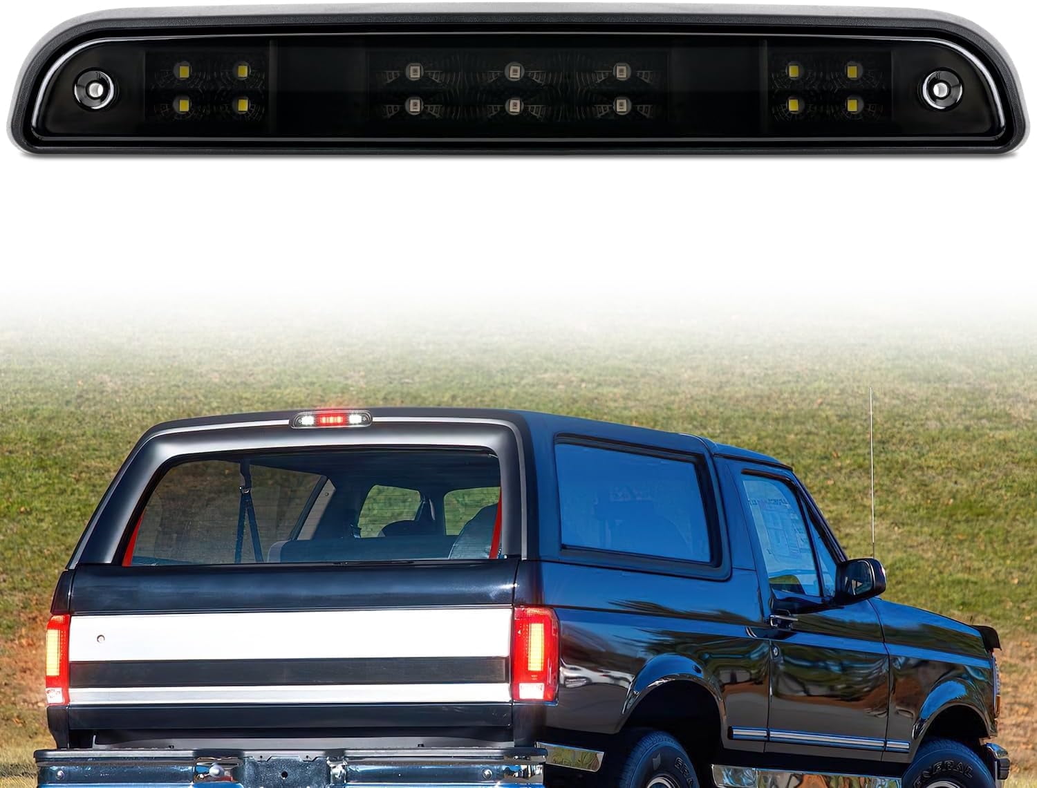 Nilight Third Brake Light Tail High Mount 3rd Stop Cargo Reverse Lights ...