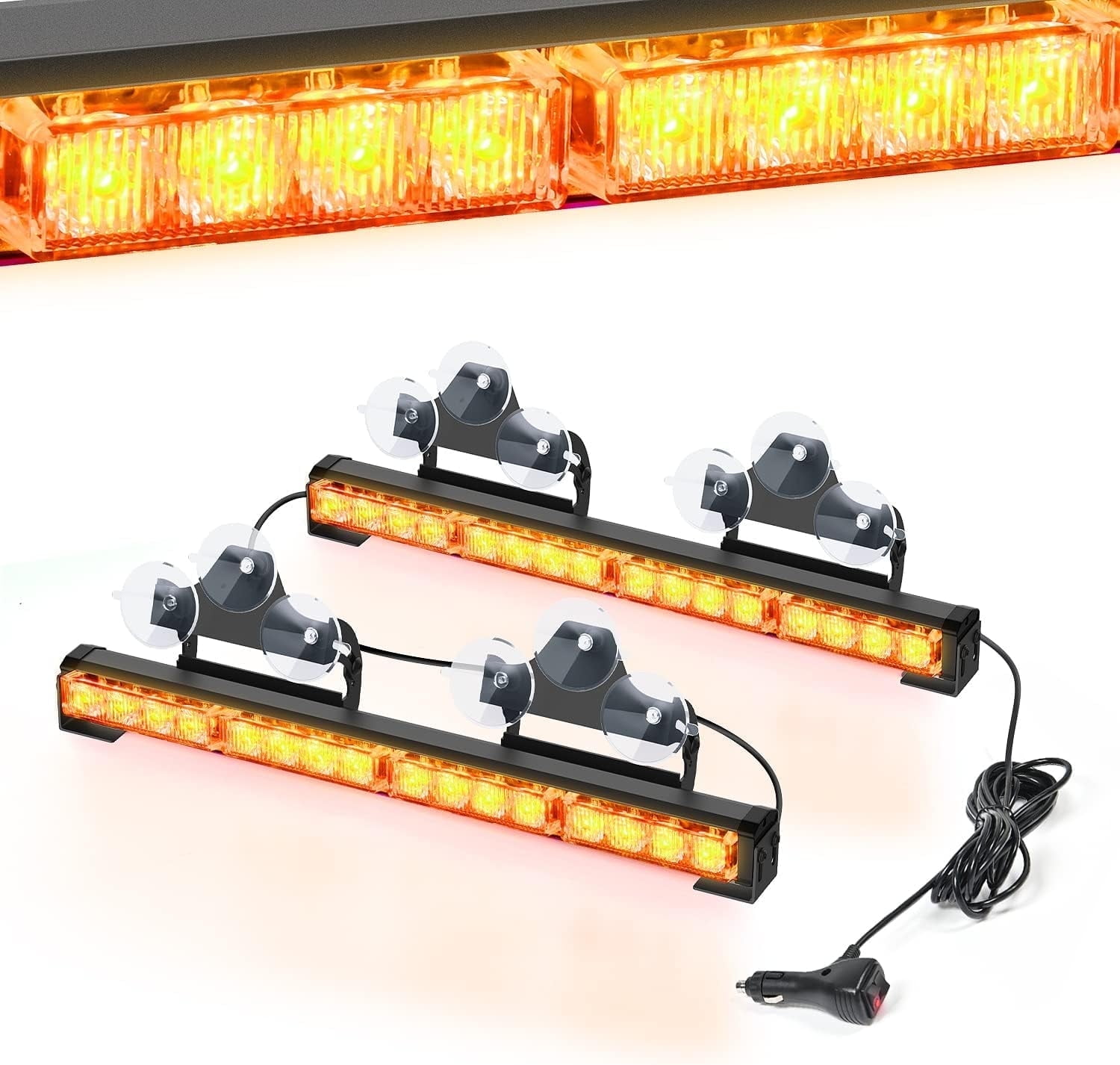 Nilight 17" LED Directional Light Bar, 32 LEDs, 2-in-1 Design with 23 ...