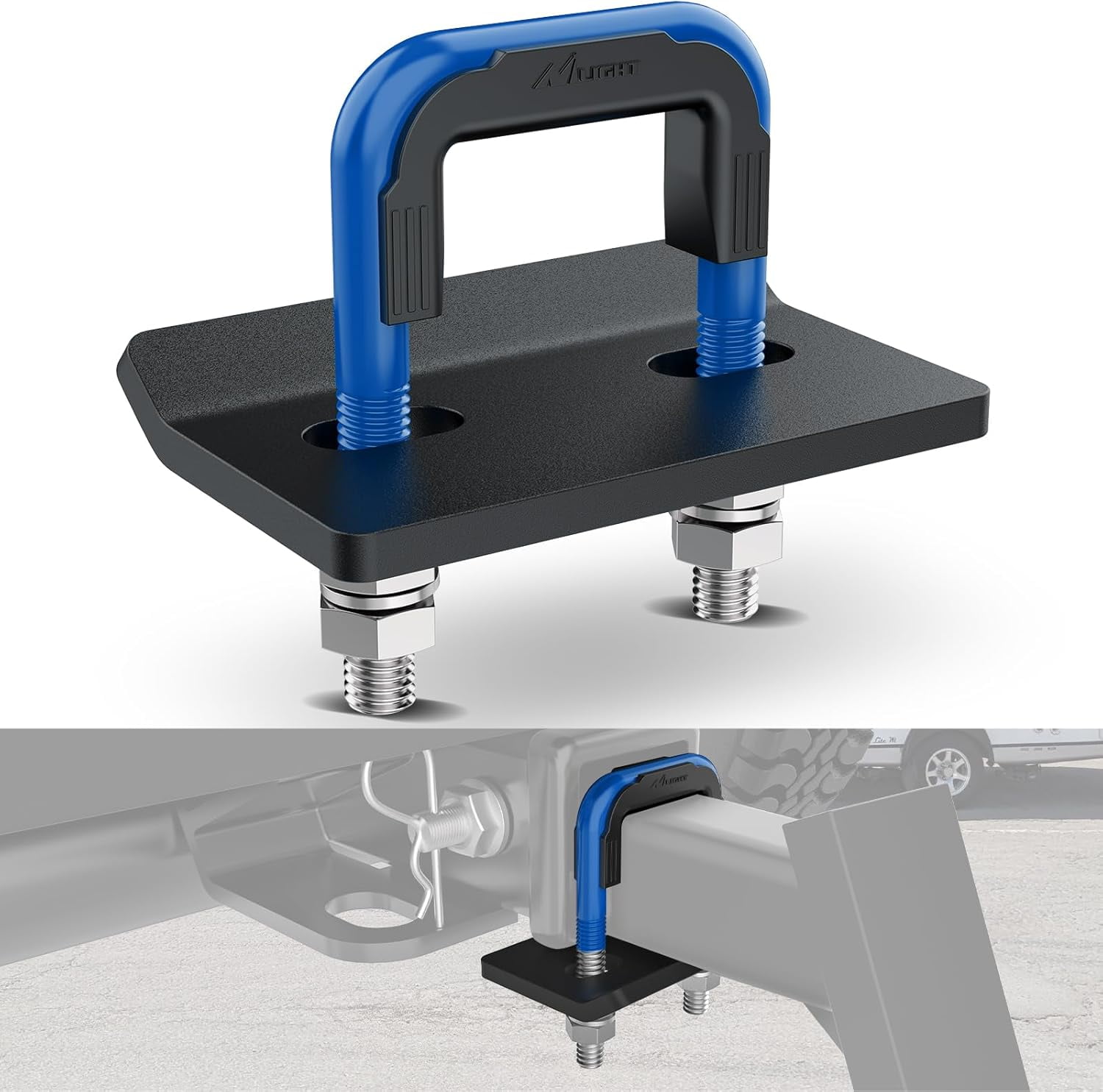 Nilight Trailer Hitch Tightener for 2 Inch Trailers Hitches Mount Anti ...