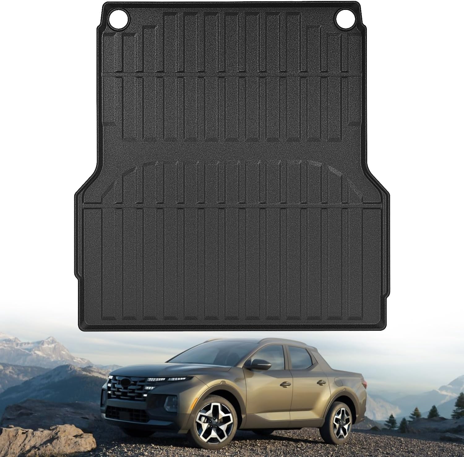 Nilight Truck Bed Mat 4.3 FT for 22-25 Hyundai Santa Cruz, TPE Heavy ...