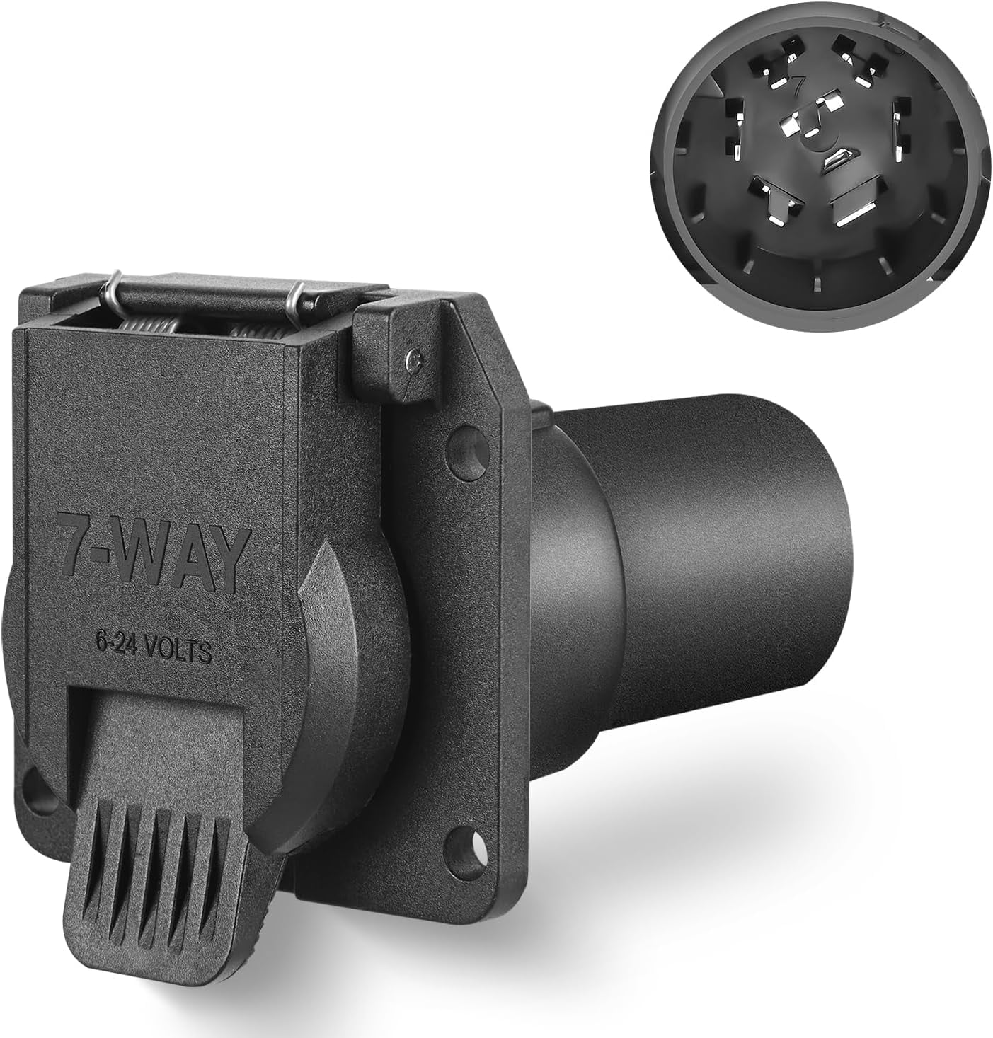 Nilight USCAR to RV 7 Way Trailer Plug Adapter OEM Style Factory Tow ...