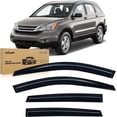 Nilight Window Rain Guards for Honda CRV 2007-2011, Out-Channel Window ...