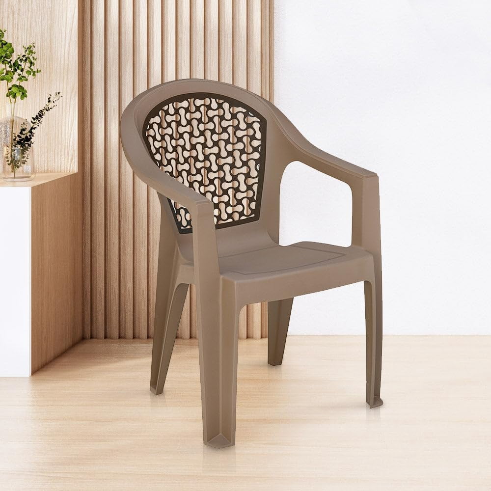Nilkamal Plastic Chair for Living Room with Arm 3 Year Warranty ...