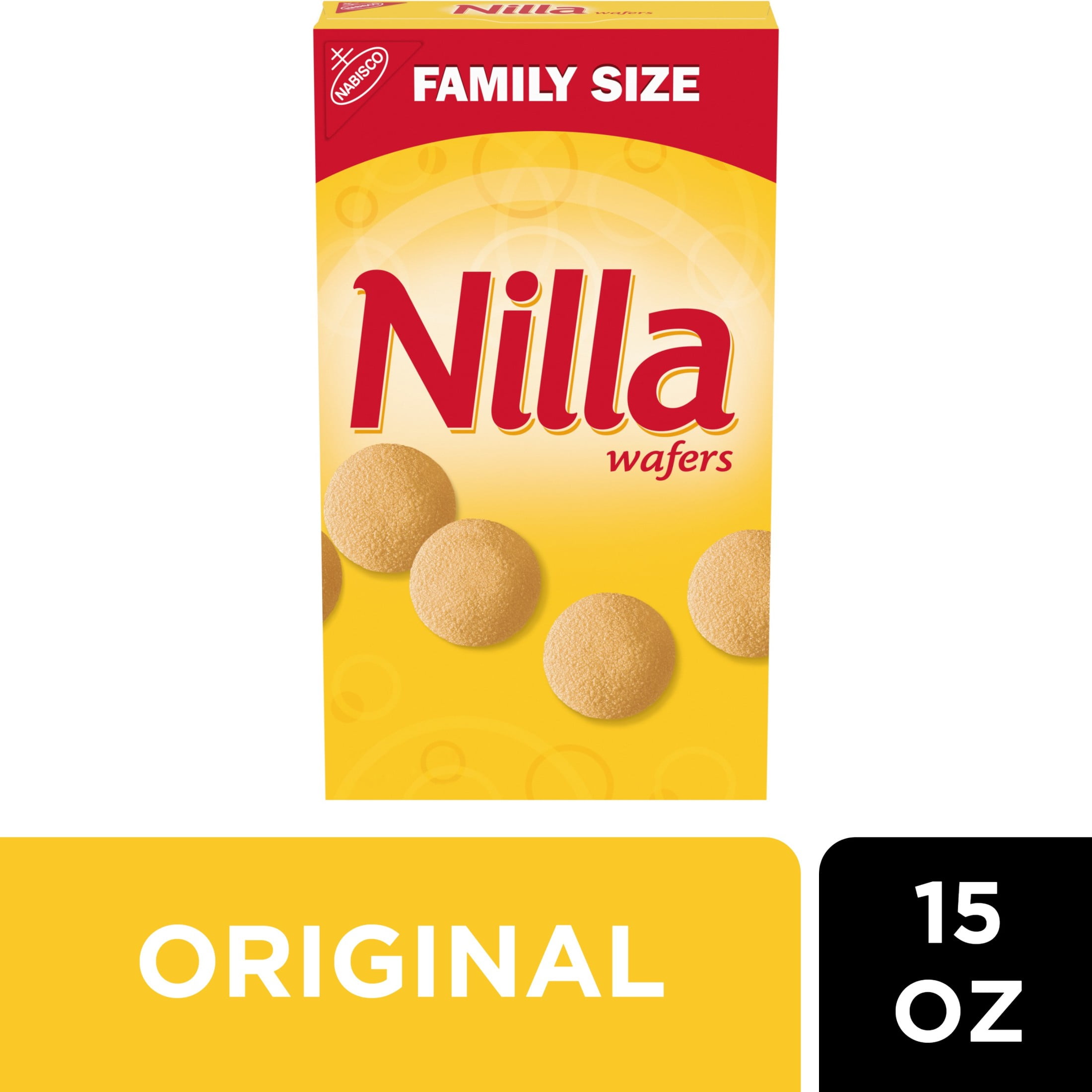 Shop Nilla Wafers Cookies, Vanilla Wafers, Family Size, 15 oz - Great ...