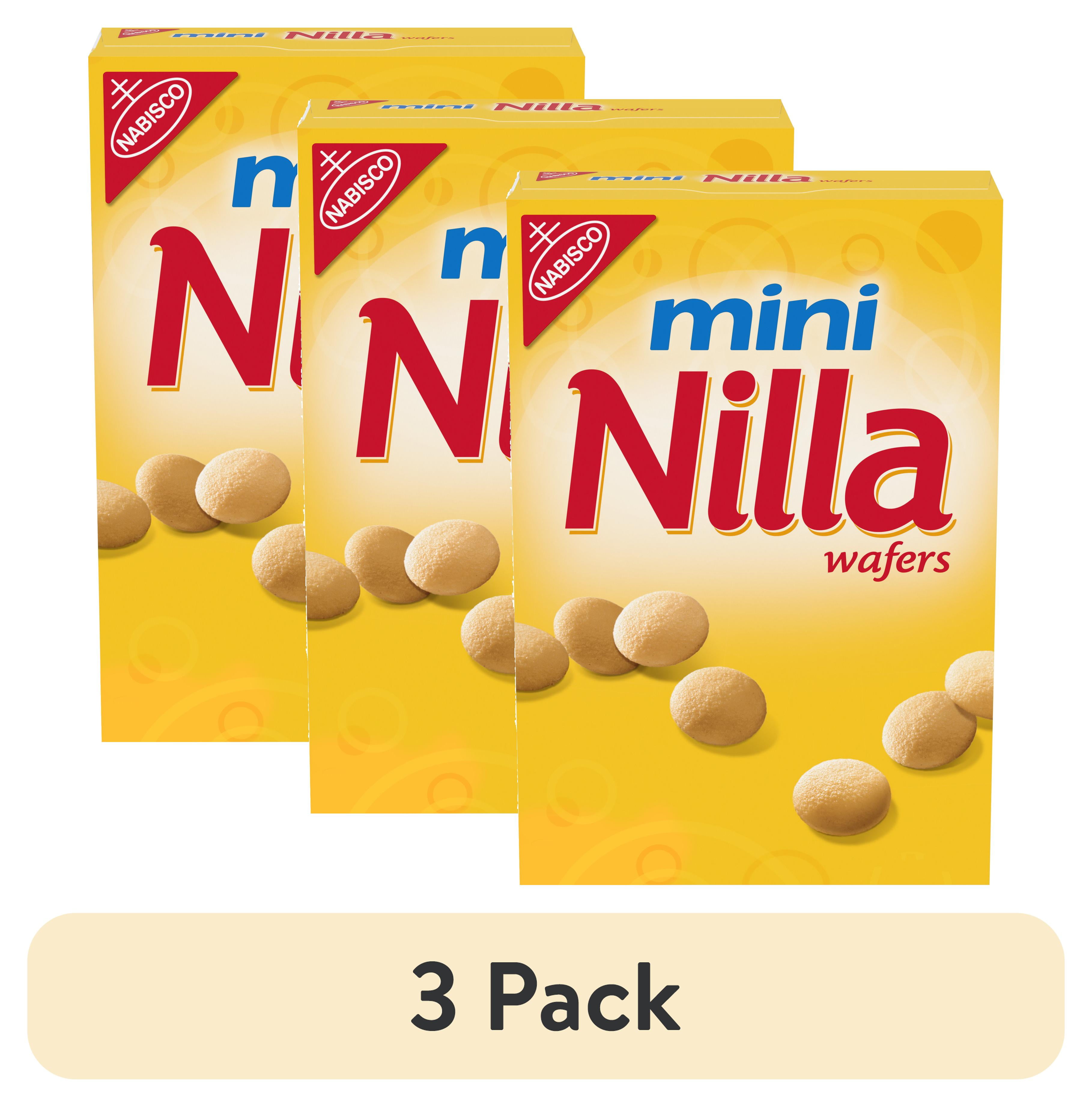 (3 pack) NILLA Wafers Mini Cookies, Vanilla Wafers, 11 oz - Walmart.com