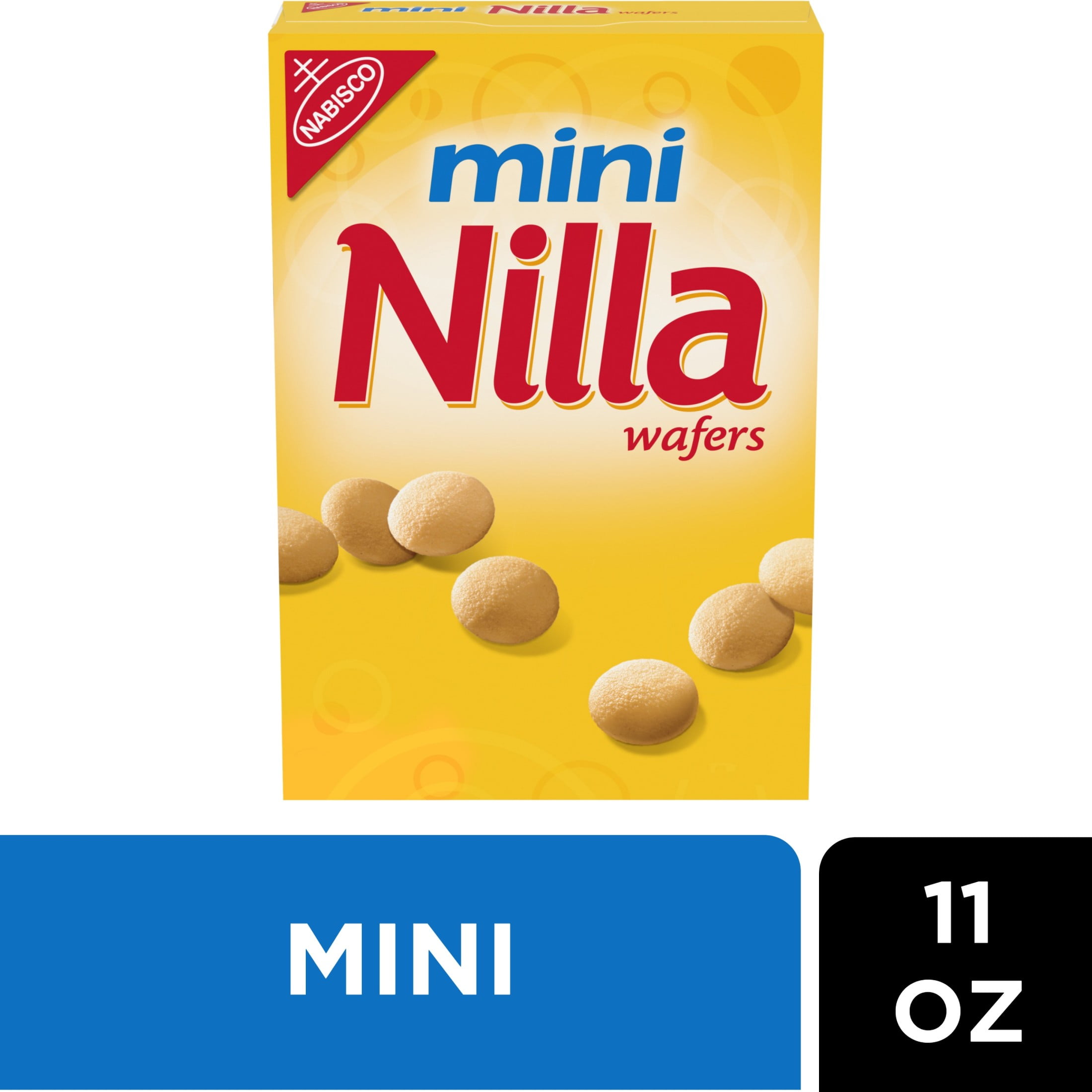 Nilla Wafers Mini Cookies, Vanilla Wafers, 11 oz - Walmart.com