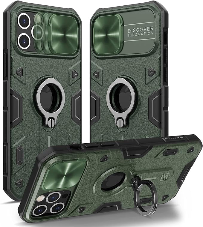 Nillkin Designed for iPhone 12 Pro Max Case with Kickstand & Camera ...