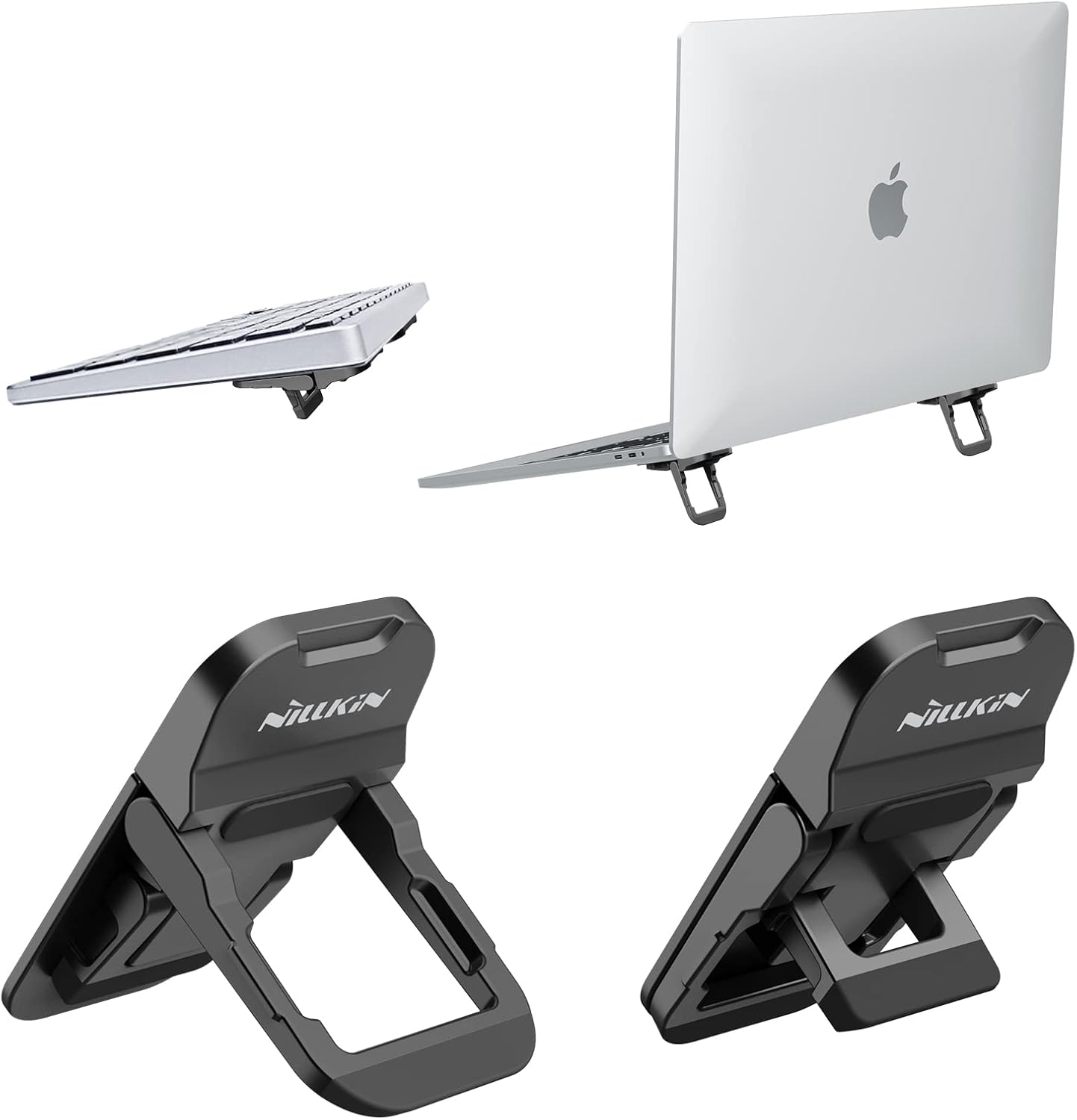 Nillkin Portable Laptop Stand with 3 Adjustable Angles, Flip Keyboard ...
