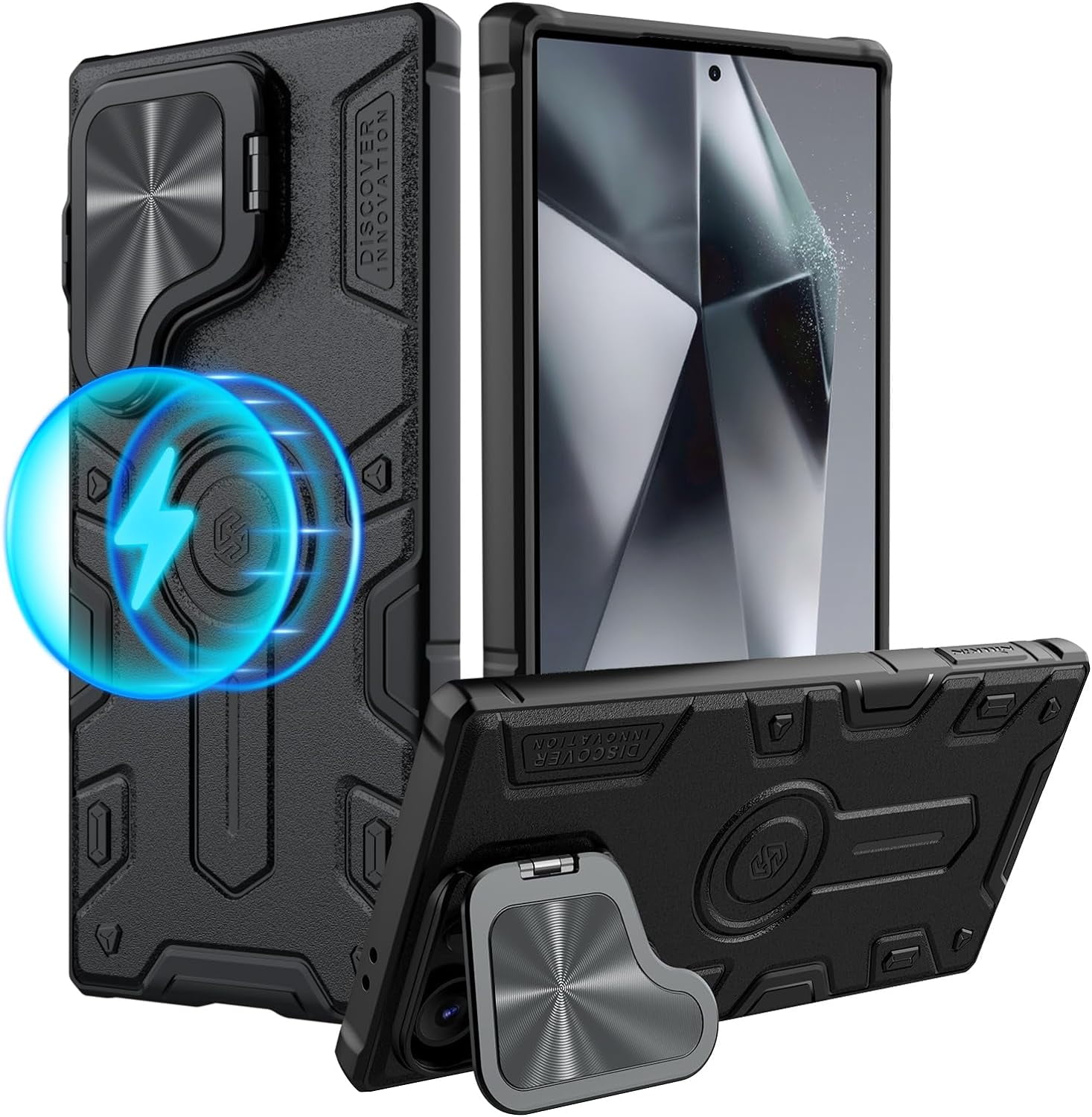 Nillkin for Samsung Galaxy S24 Ultra Magsafe Case with Len Stand ...