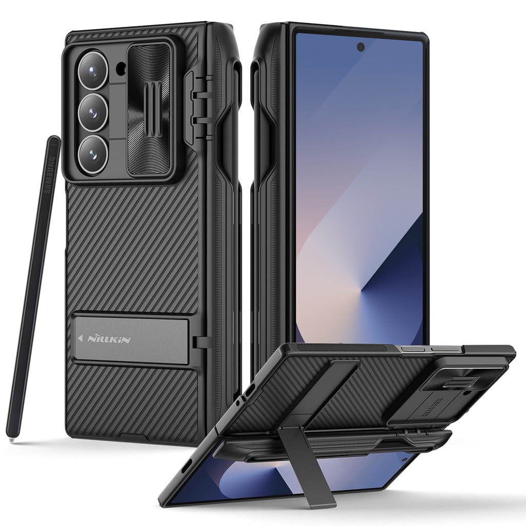 Nillkin for Samsung Galaxy Z Fold 6 Case with S Pen Holder & Hinge ...