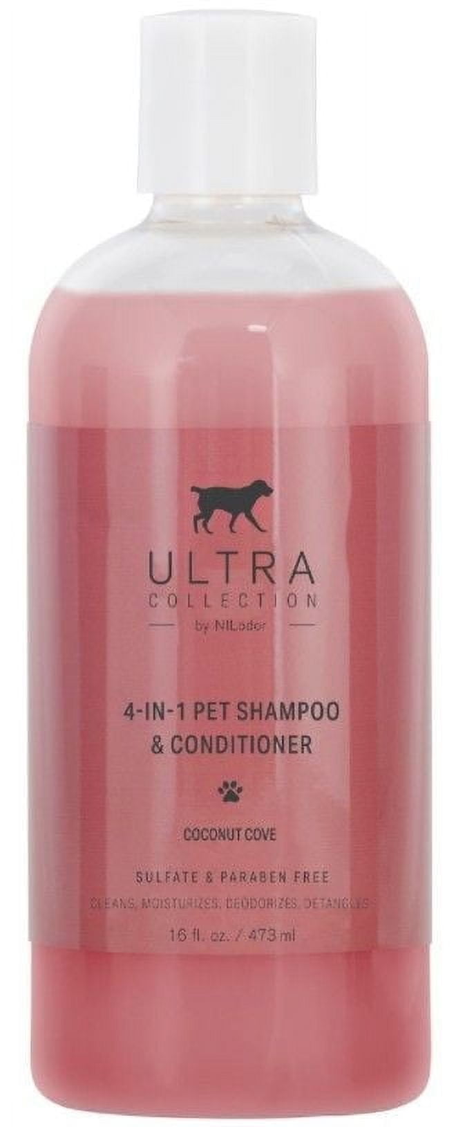Nilodor Ultra Collection 4 in 1 Dog Shampoo and Conditioner Coconut ...