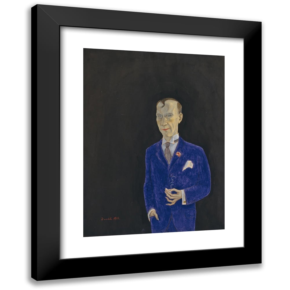 Nils Dardel 11x14 Black Modern Framed Museum Art Print Titled - David ...