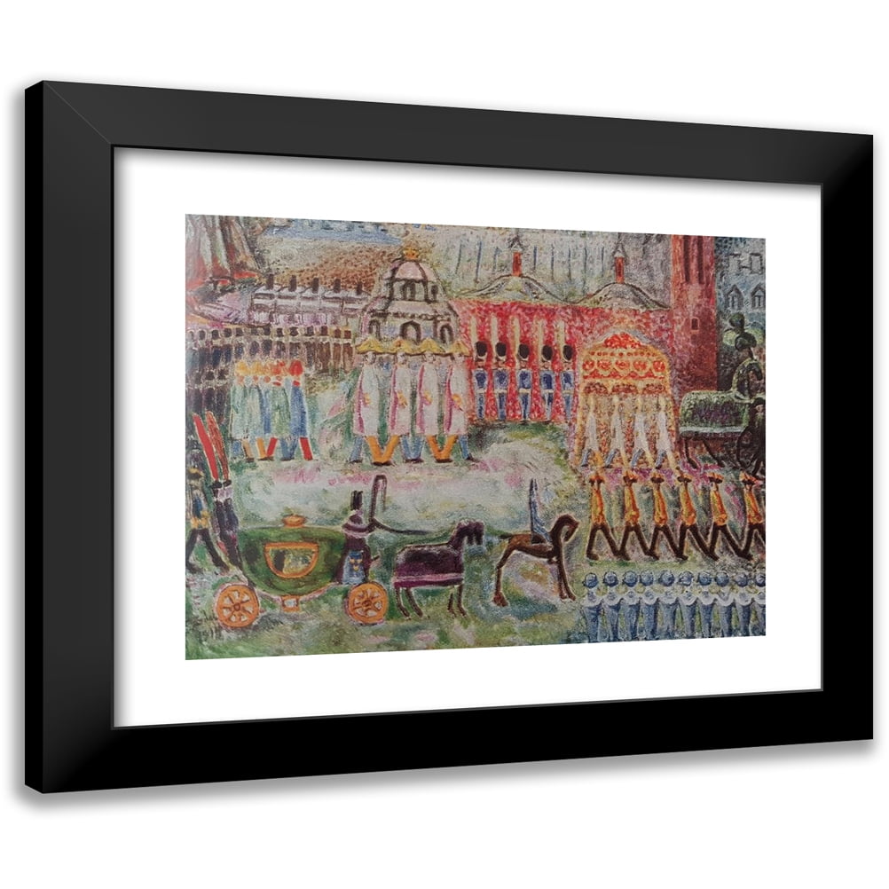 Nils Dardel 14x12 Black Modern Framed Museum Art Print Titled ...