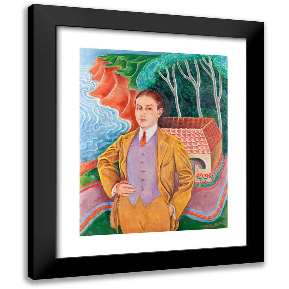 Nils Dardel 15x18 Black Modern Framed Museum Art Print Titled - Mare ...