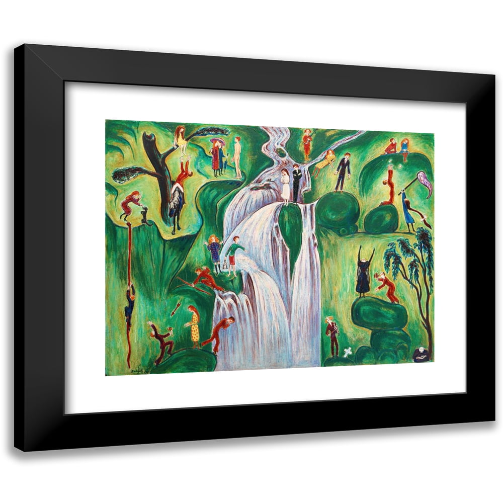 Nils Dardel 18x15 Black Modern Framed Museum Art Print Titled - The ...