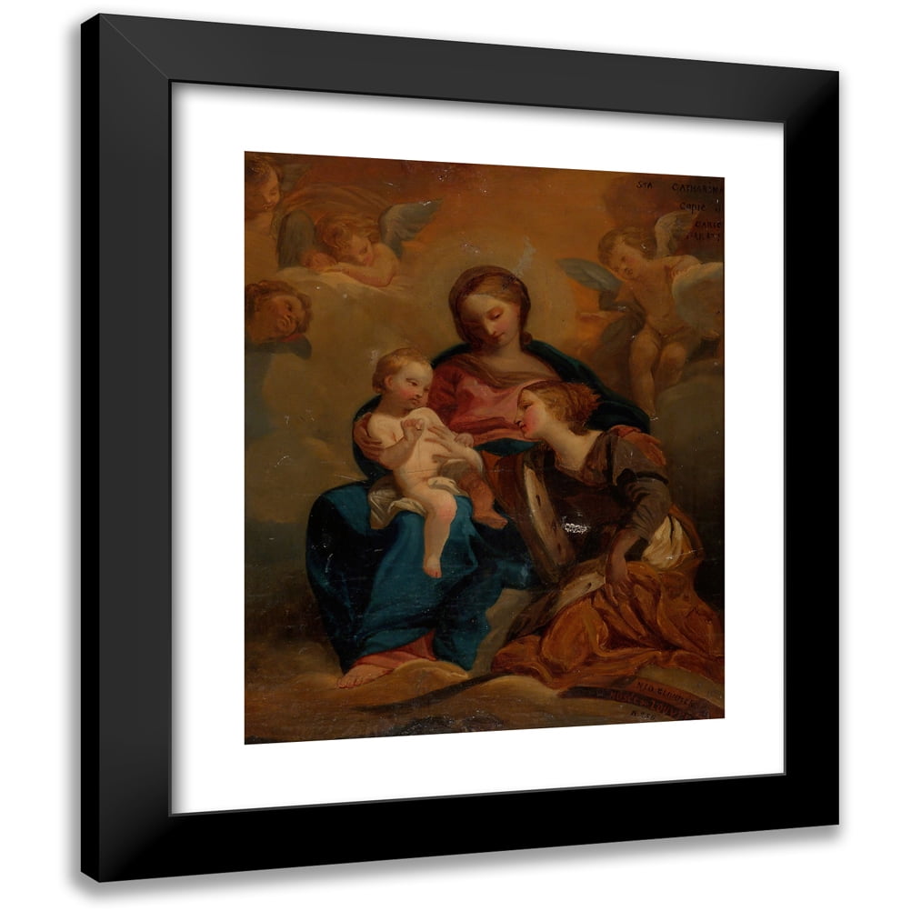 Nils Jakob Olsson Blommér 12x14 Black Modern Framed Museum Art Print ...