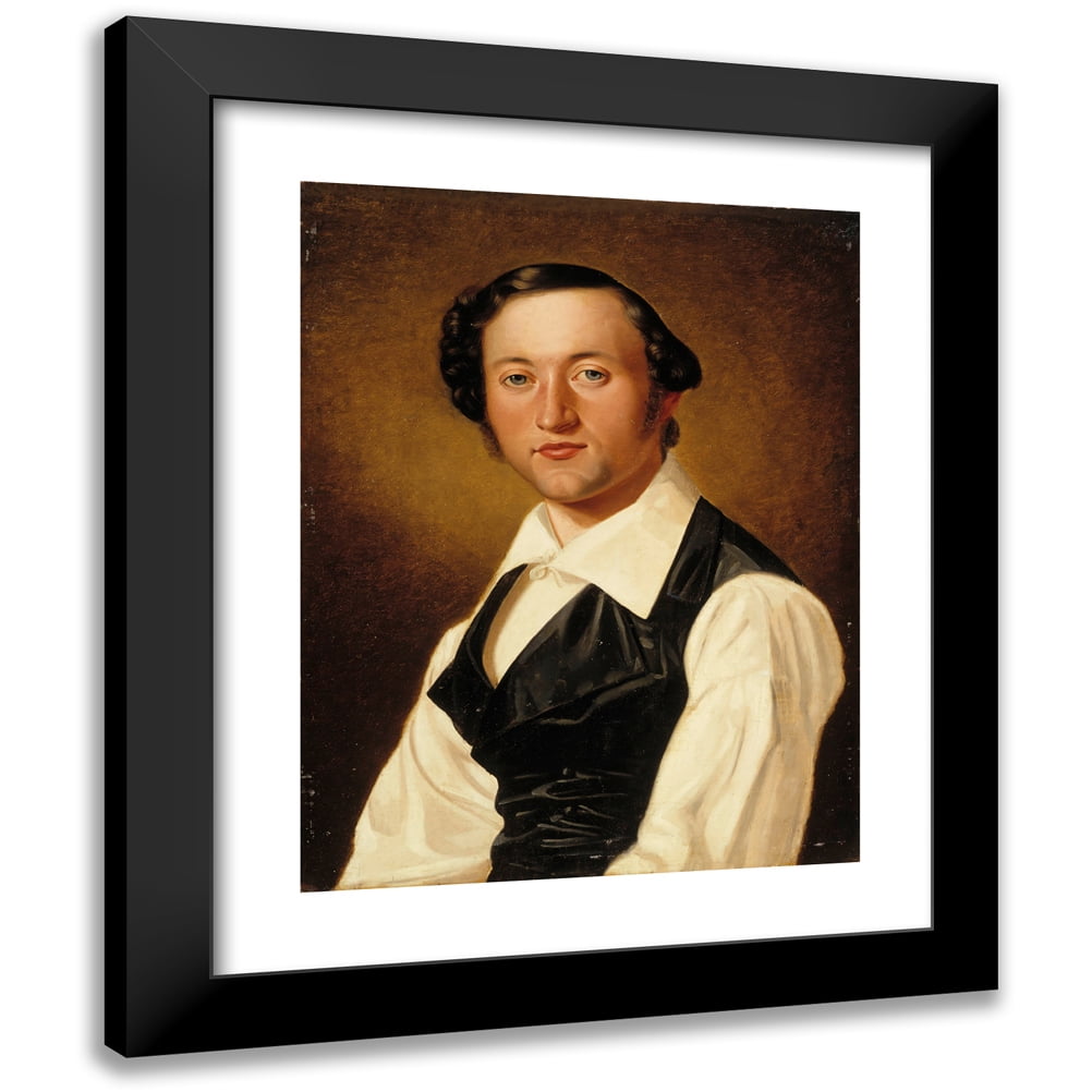 Nils Jakob Olsson Blommér 19x24 Black Modern Framed Museum Art Print ...