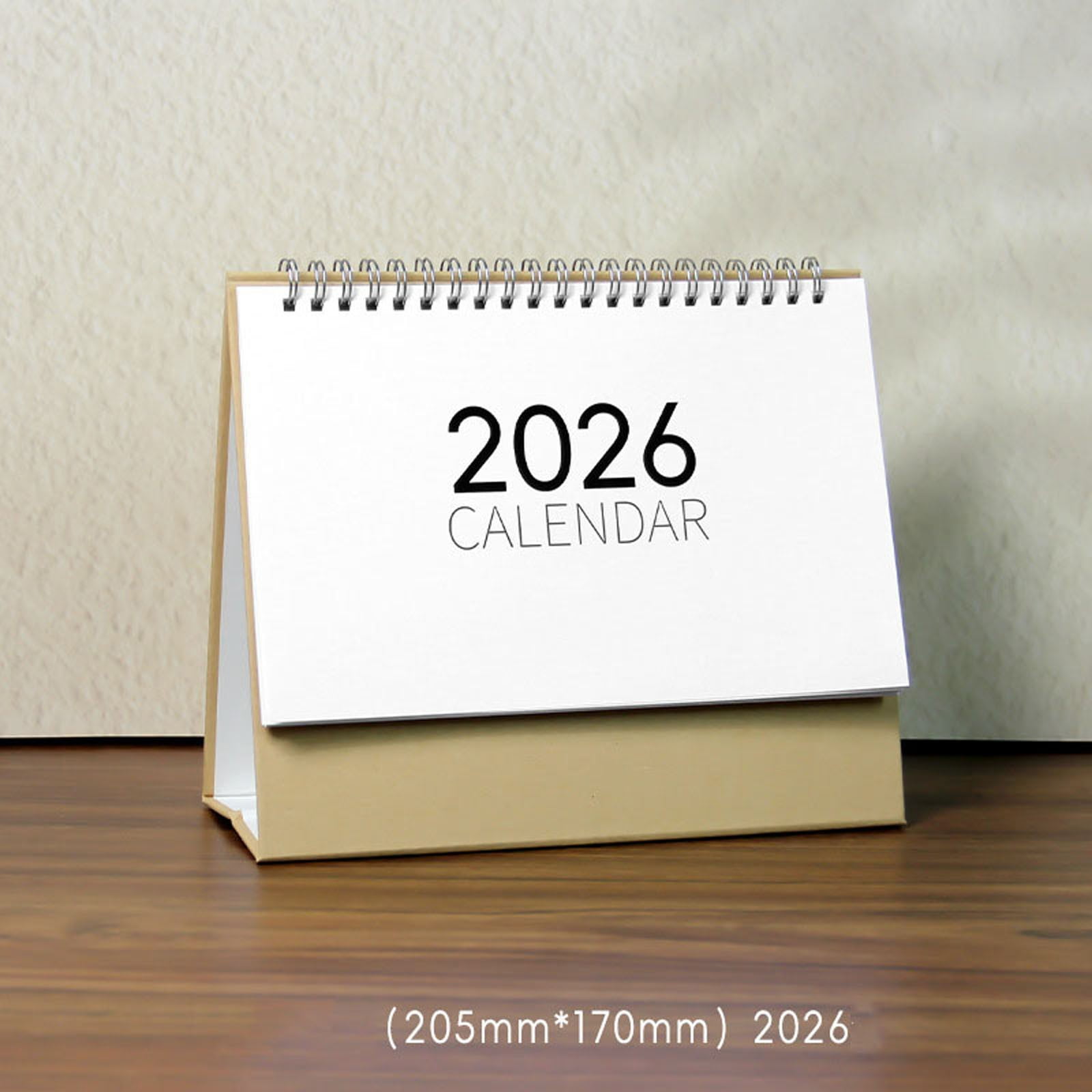 Nilvkv 2026 Calendar, Business Office with Kraft Cover Triangular Fold ...