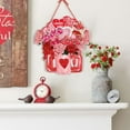 Nilvkv 2PC/11.4" Valentine's Day Hanging Sign, Wall Decor Door Hanging ...