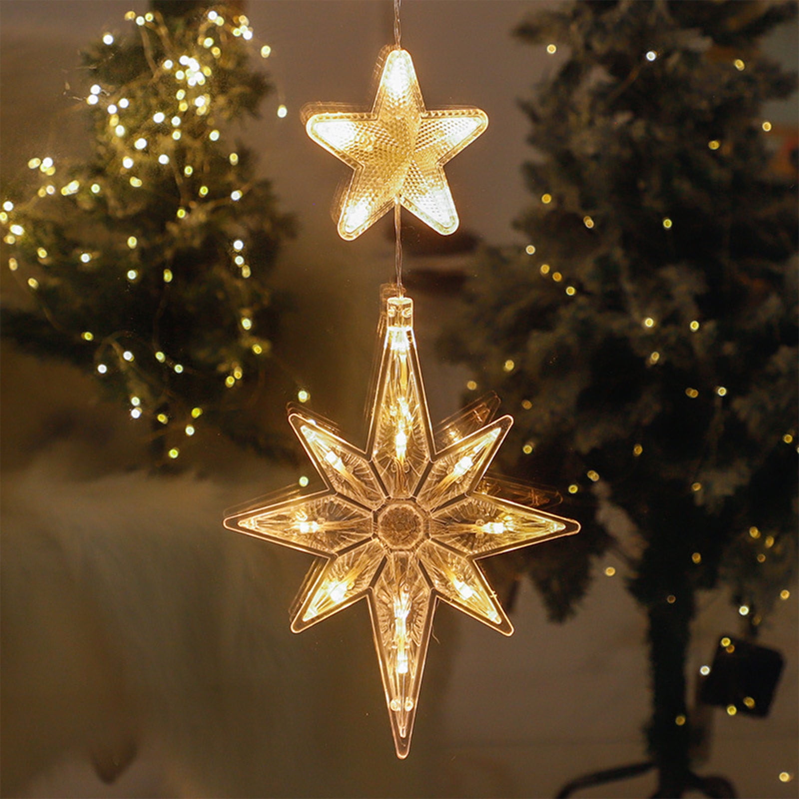 Nilvkv 5.9in Christmas Lighting Decorations, 1 LED Christmas Lights ...
