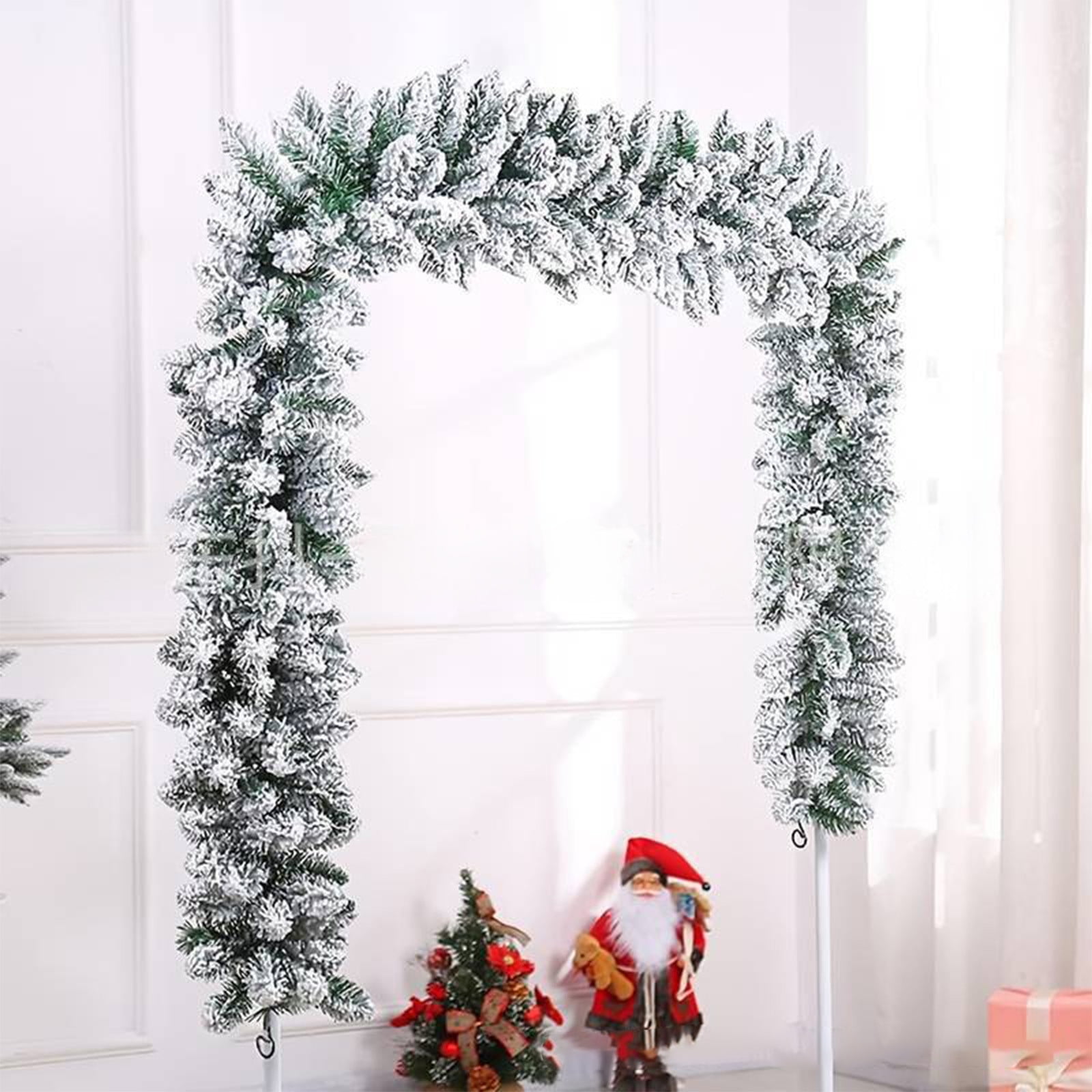 Nilvkv Artificial Christmas Garlands,5.9ft Fake Hanging Ivy Vines Faux ...