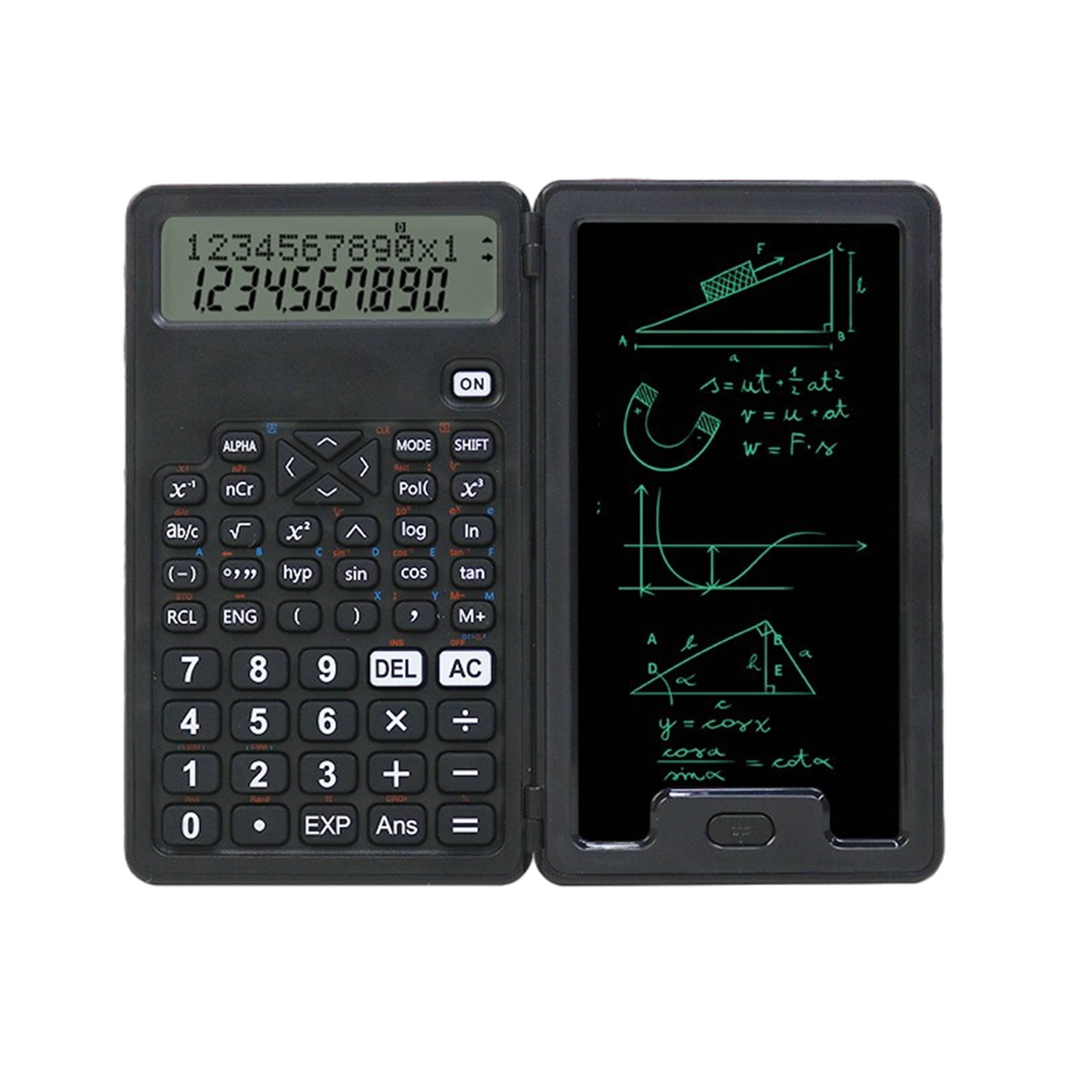 Nilvkv Calculator Handwriting Board Foldable 12 Digit Display Value ...