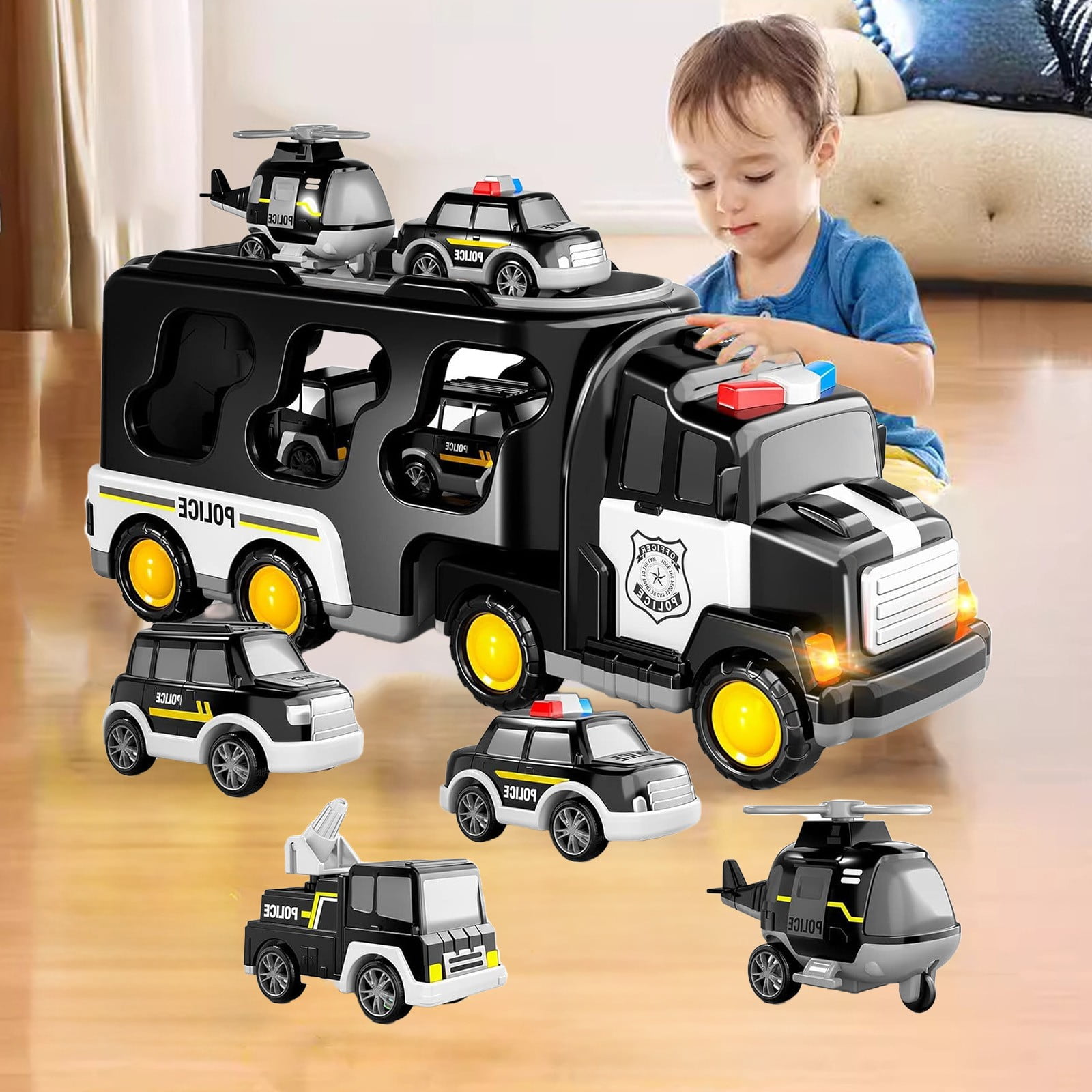 Nilvkv Classics Mighty Inertial Model Car - Made with Plastic, Black ...