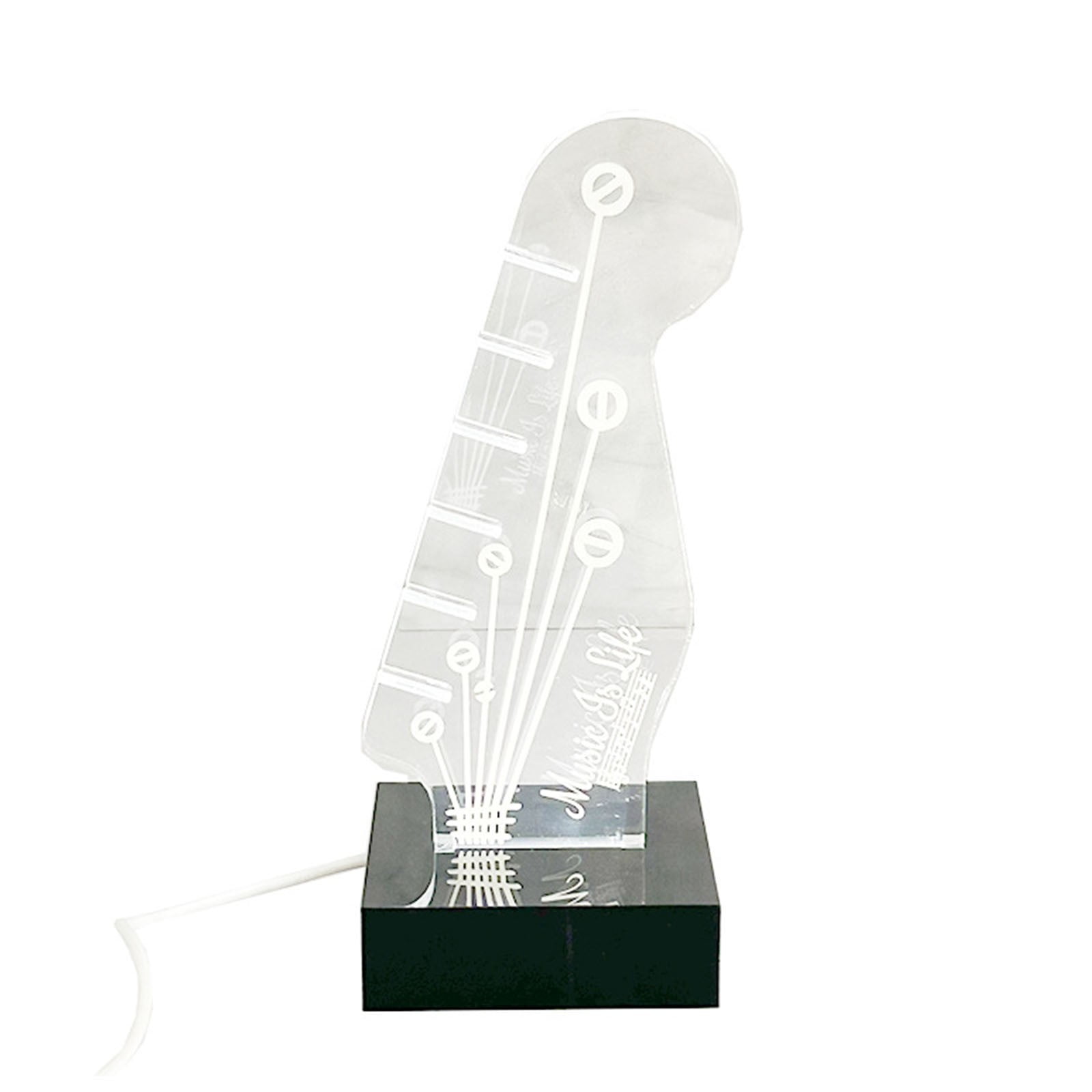 Nilvkv Custom Text Light Up Guitar Pick Holders Acrylic Electrics ...