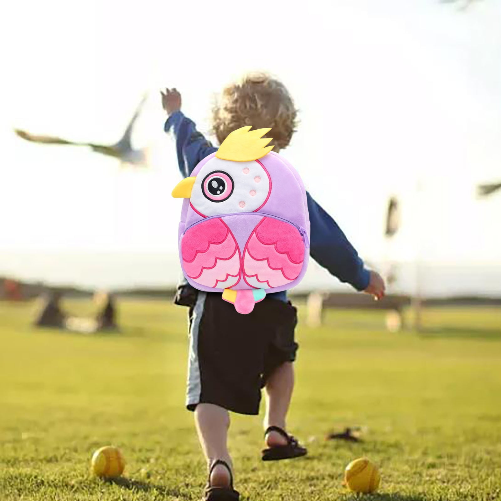 Nilvkv Cute Animal Backpacks Schoo1bag with Lively Colors and Soft ...