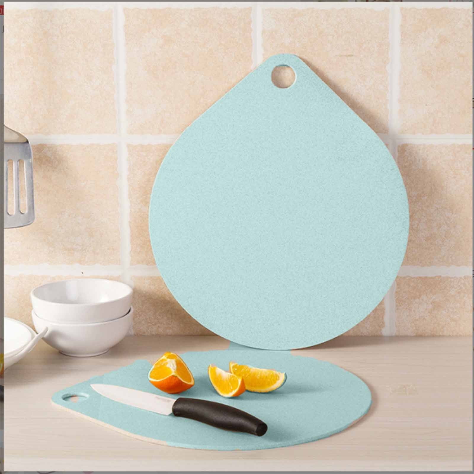 Nilvkv Cutting Board Double Sided, 12.8in Butcher Block for Kitchen ...