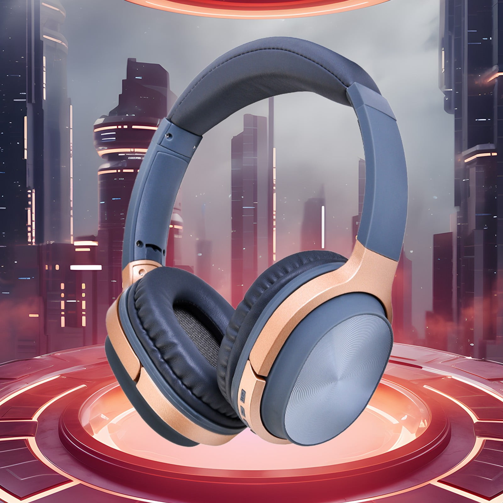 Nilvkv Headphones Head Mounted Bluetooth Wireless Earphones with Long ...