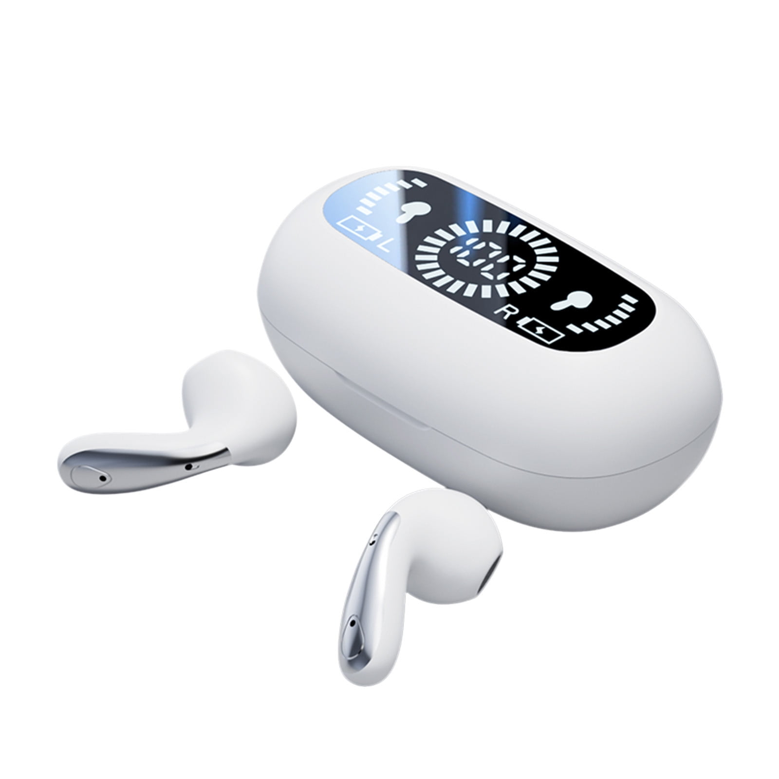 Nilvkv Headphones Wireless Earbuds with Half In Ear High Definition ...