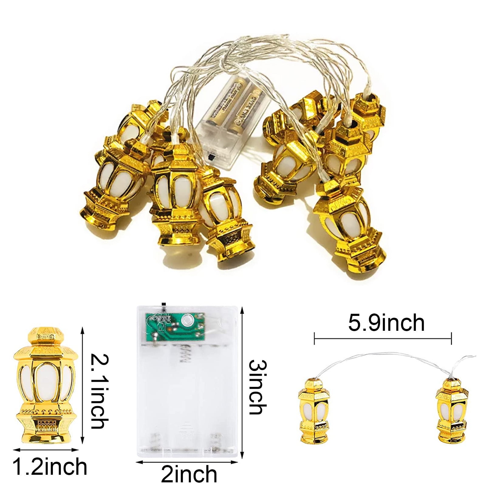 Nilvkv LED Lights Flashing Lights String Lights Christmas Snowman ...