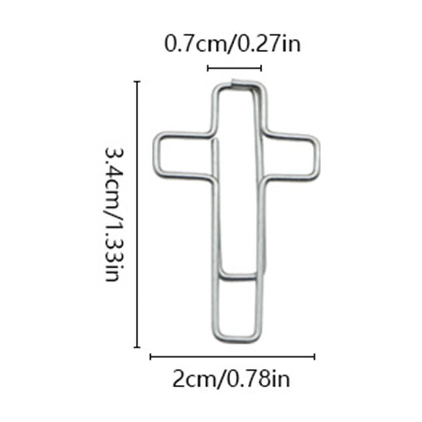 Nilvkv Macaroon Crosspaper Clip Creatives Office Paper Clip, Back-to ...