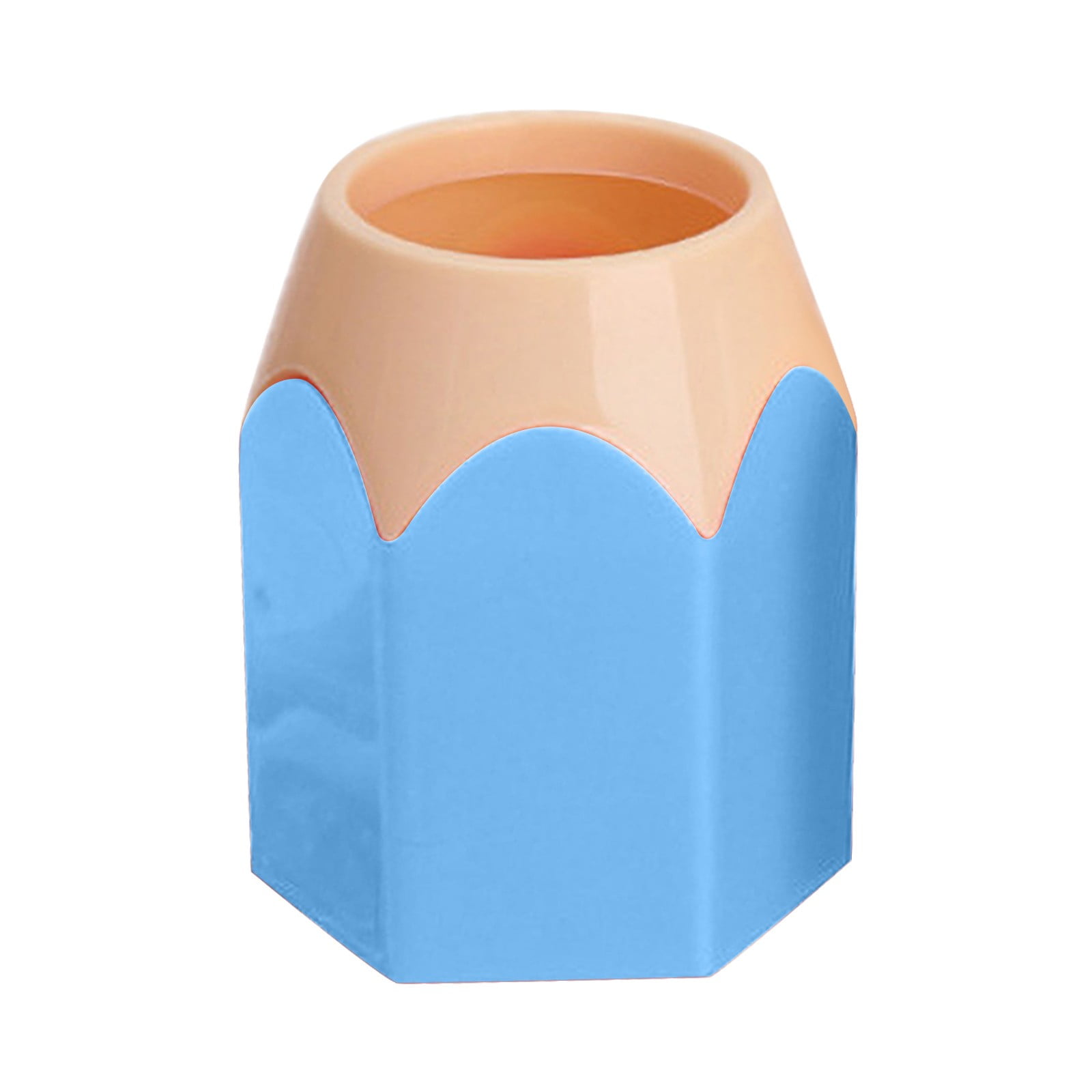 Nilvkv Pen Holder Cute Pencil Shaped Storage Bucket for Organizing ...