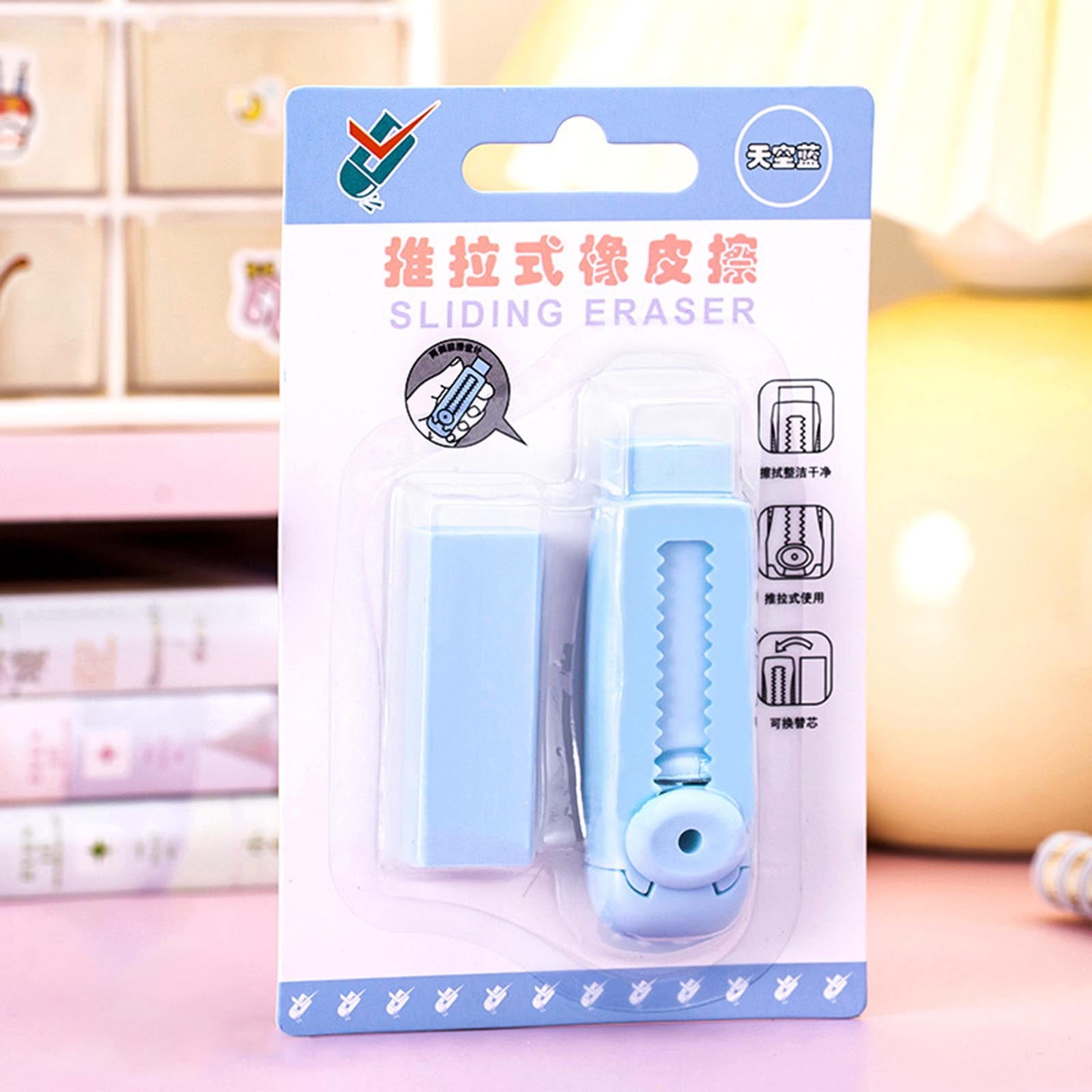 Nilvkv Push The Eraser Eraser for Primary Sch001 Stvdents Without ...