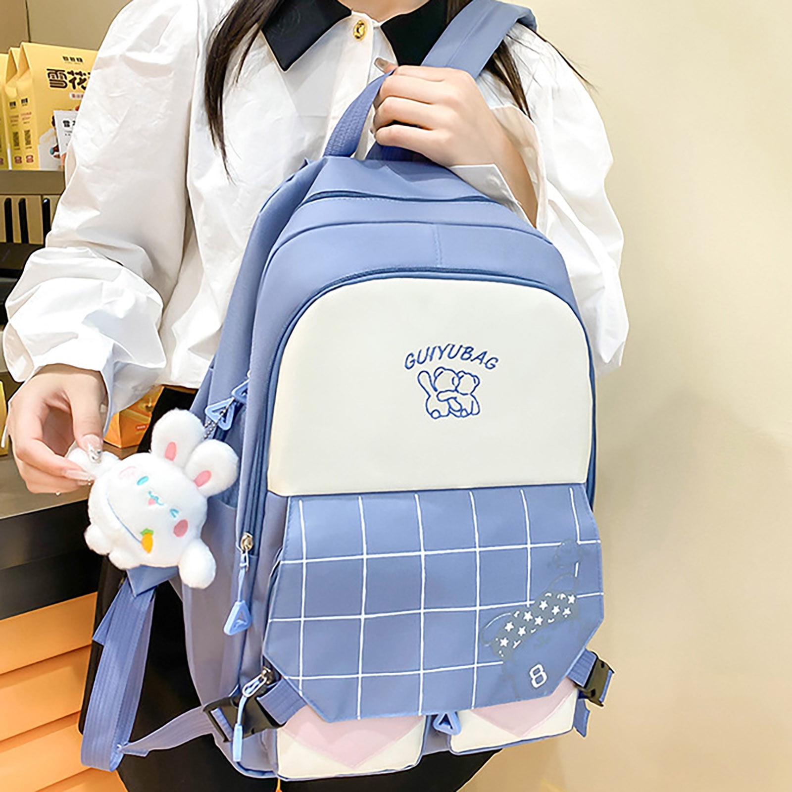 Nilvkv Schoo1 Backpack for The of The Schoo1 Season Five Piece Set for Supplementary Classes ...