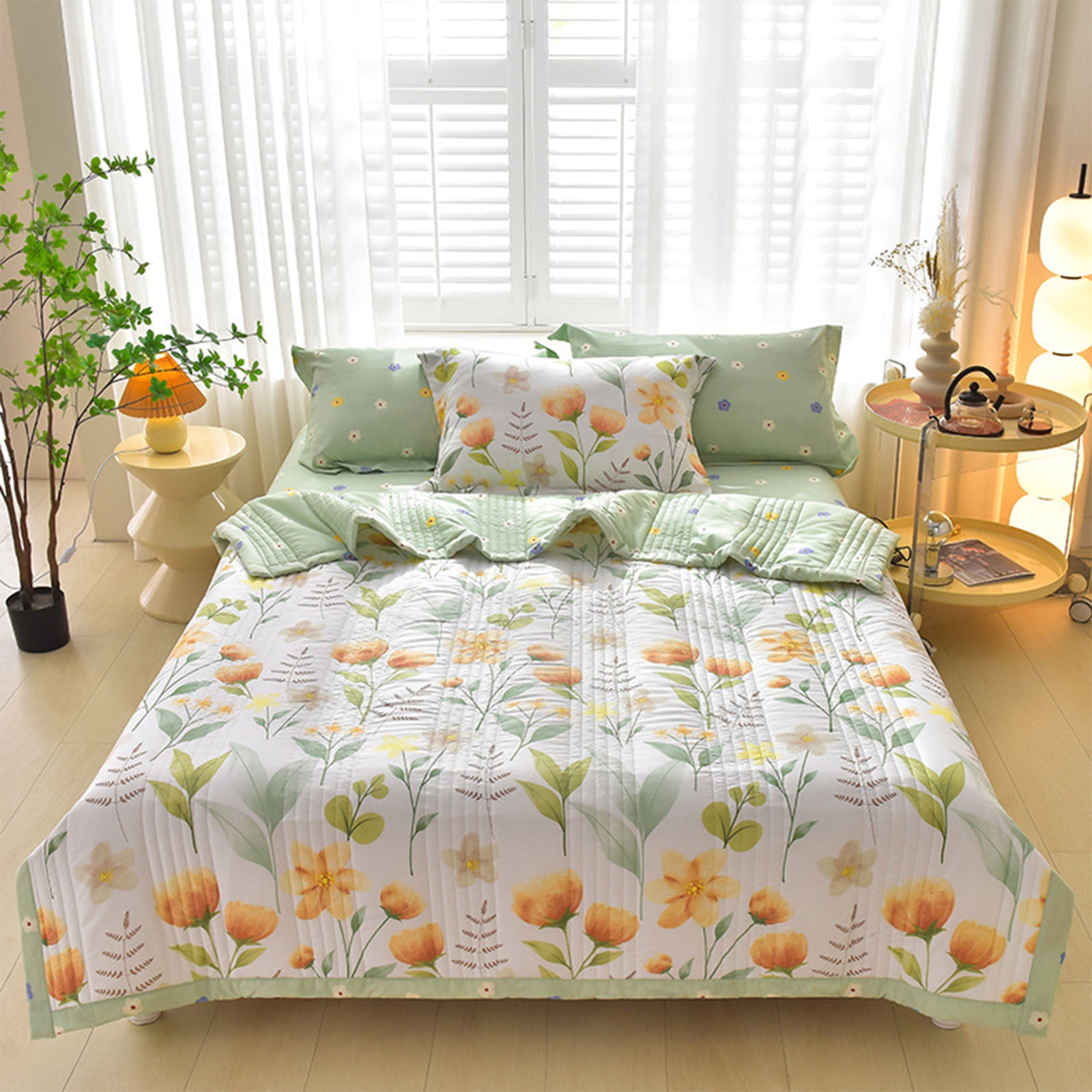 Nilvkv Summer Washed Conditioned Quilt Summer Cool Quilt Washable Thin ...