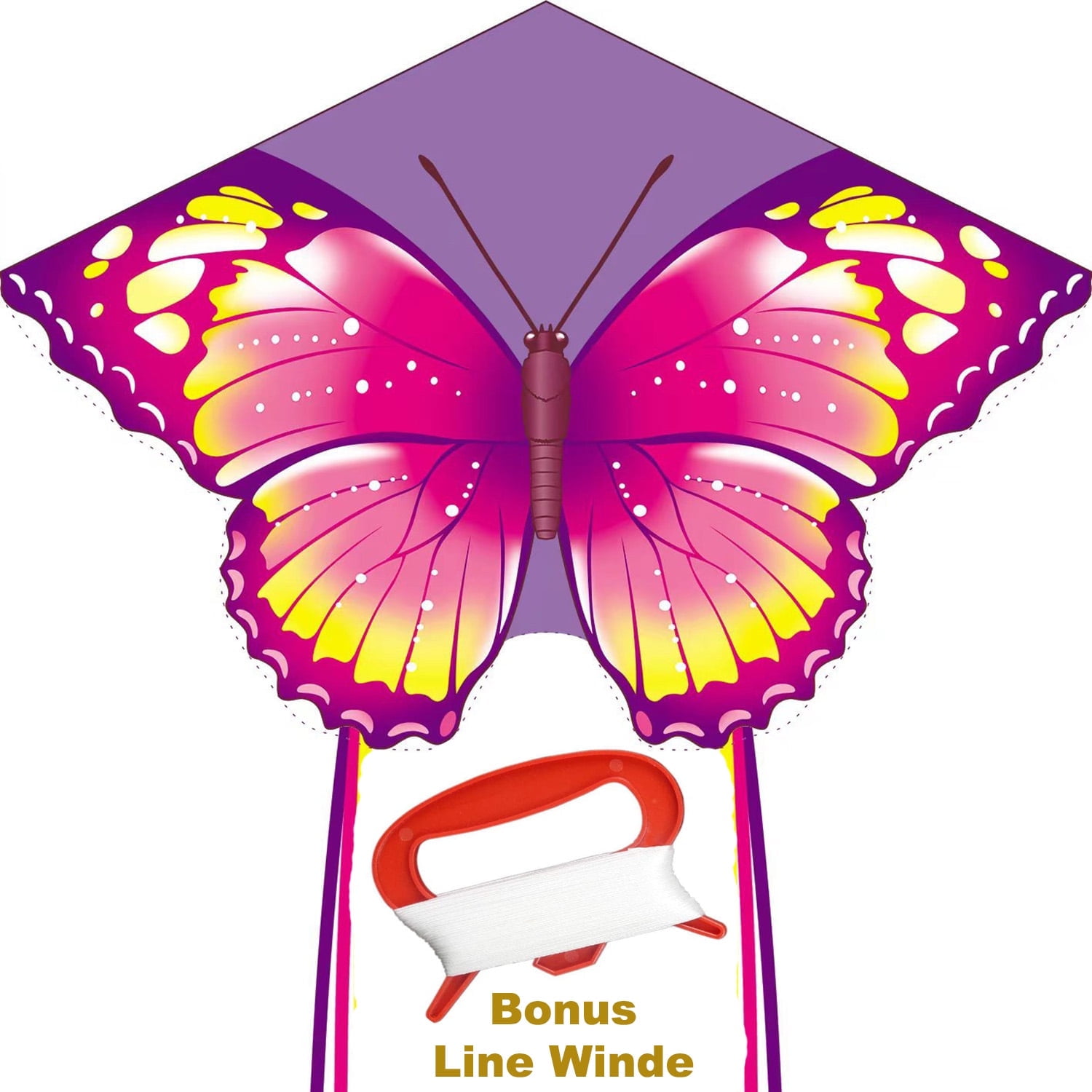 NimJoy Colored Butterfly Kites Outdoor Toy for Adults & Young Kids ...