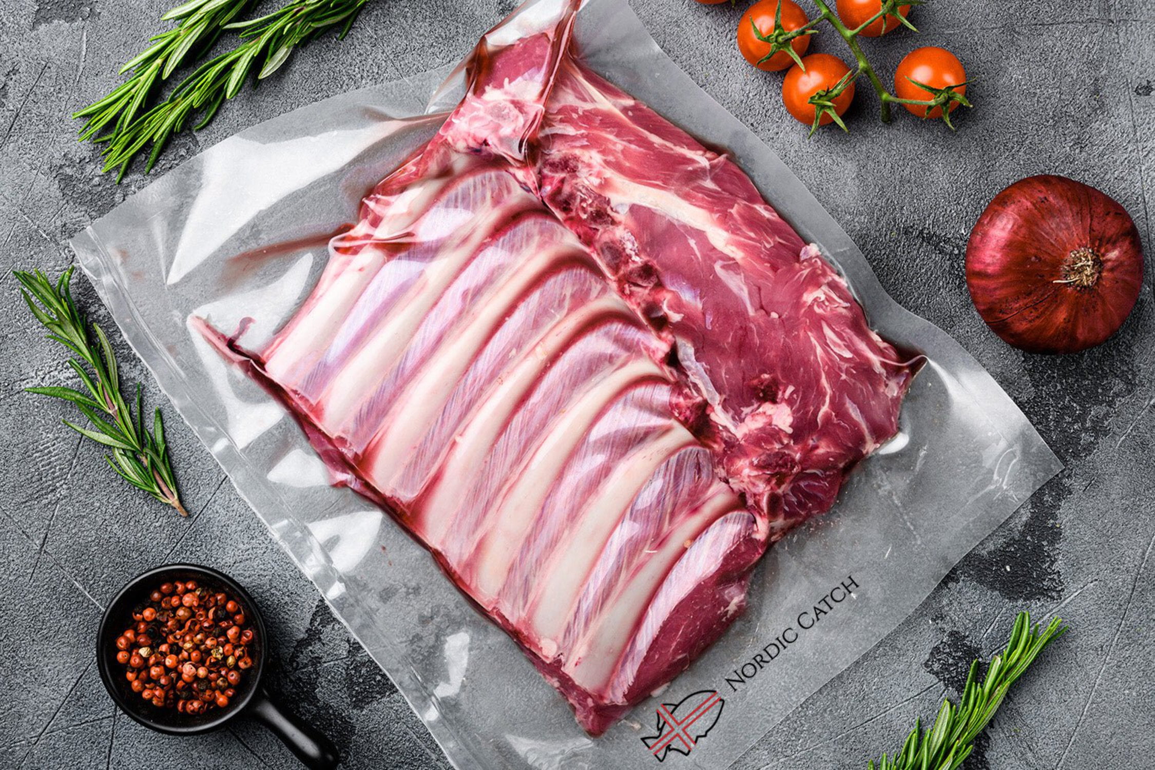 Niman Ranch® Domestic Lamb Rack, 100% Vegetarian Diet, Halal - Walmart.com