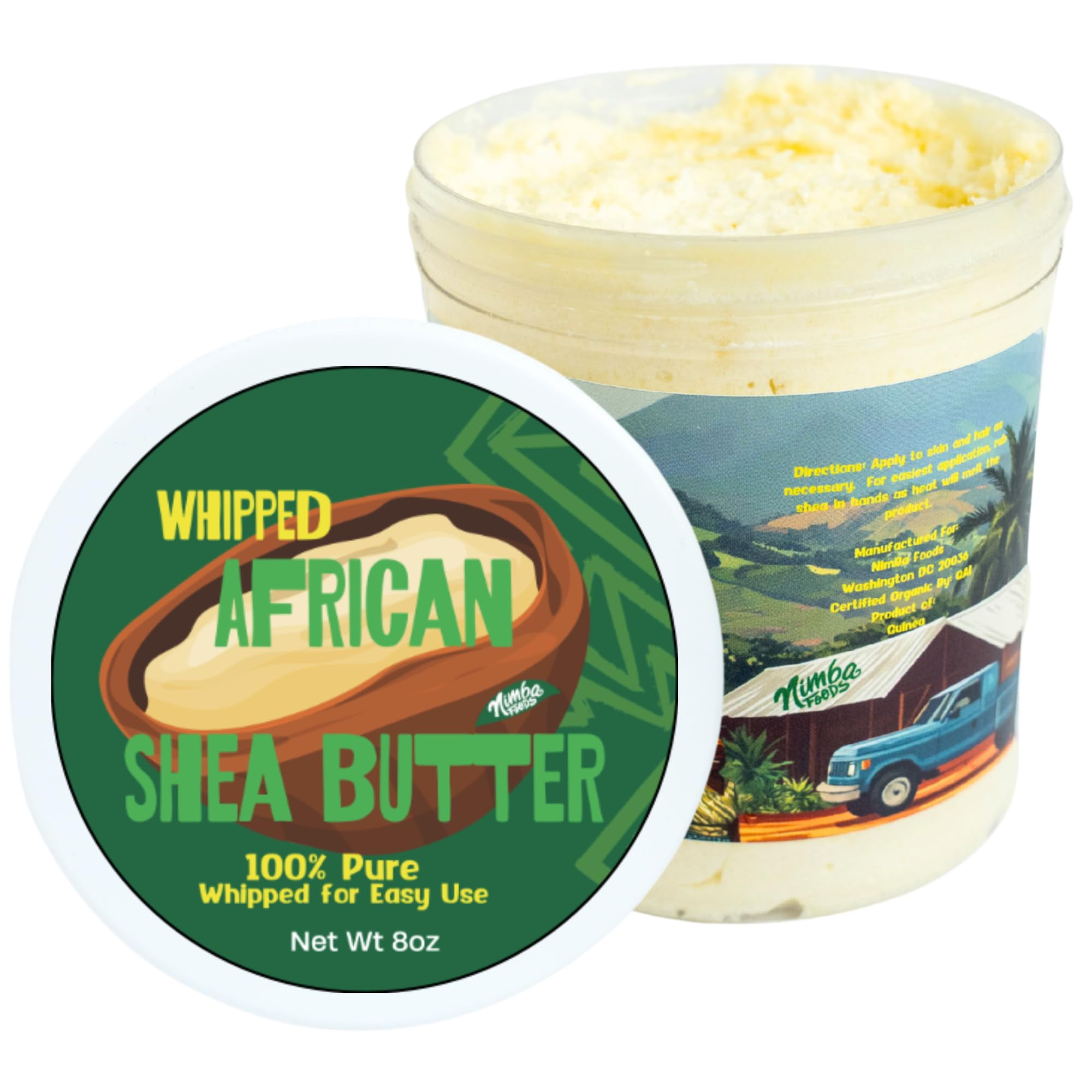 Nimba Foods Whipped Shea SAF21 Butter | Moisturizer for Skin, Hair ...