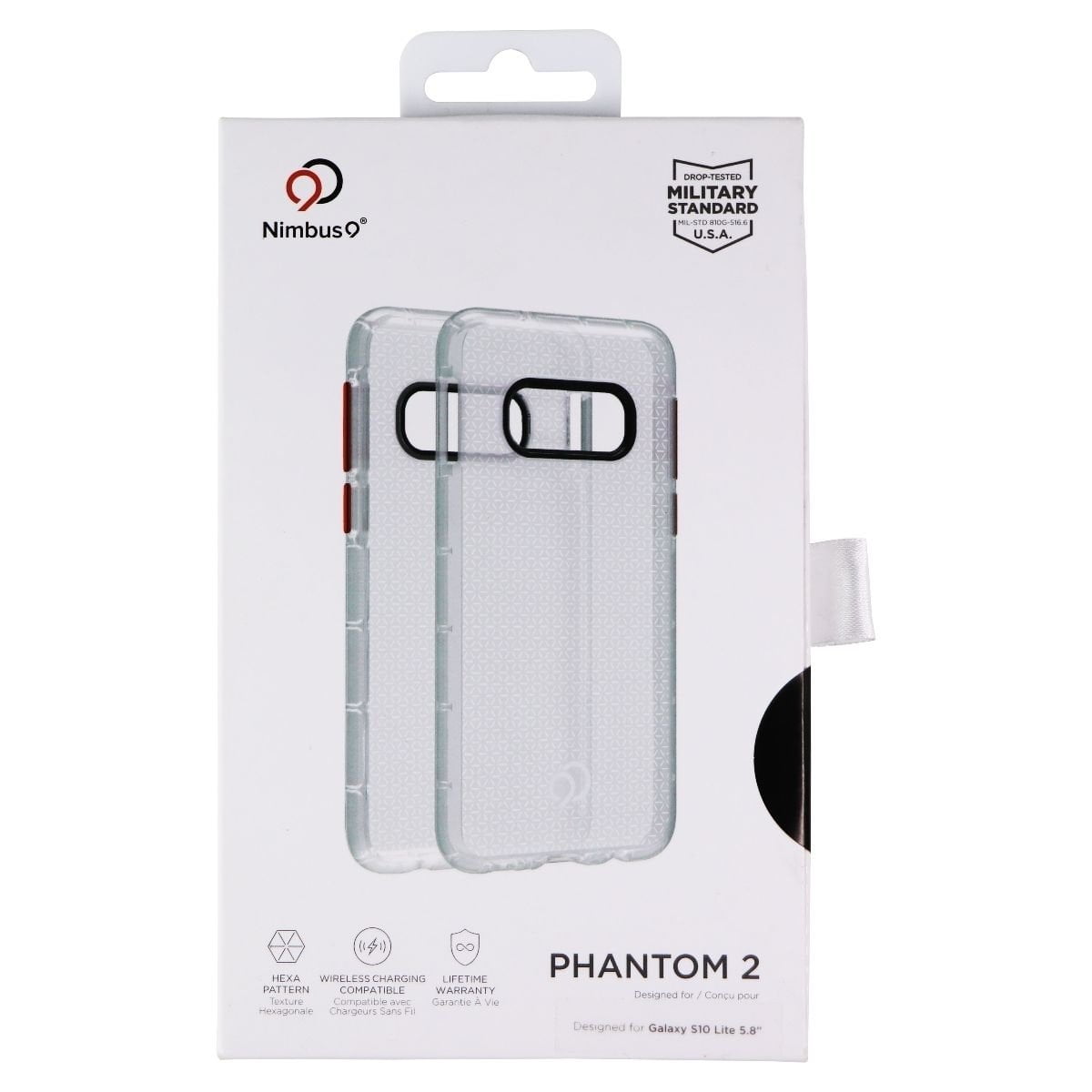 Nimbus9 Phantom 2 Series Case for Galaxy S10e - Clear/Red - Walmart ...