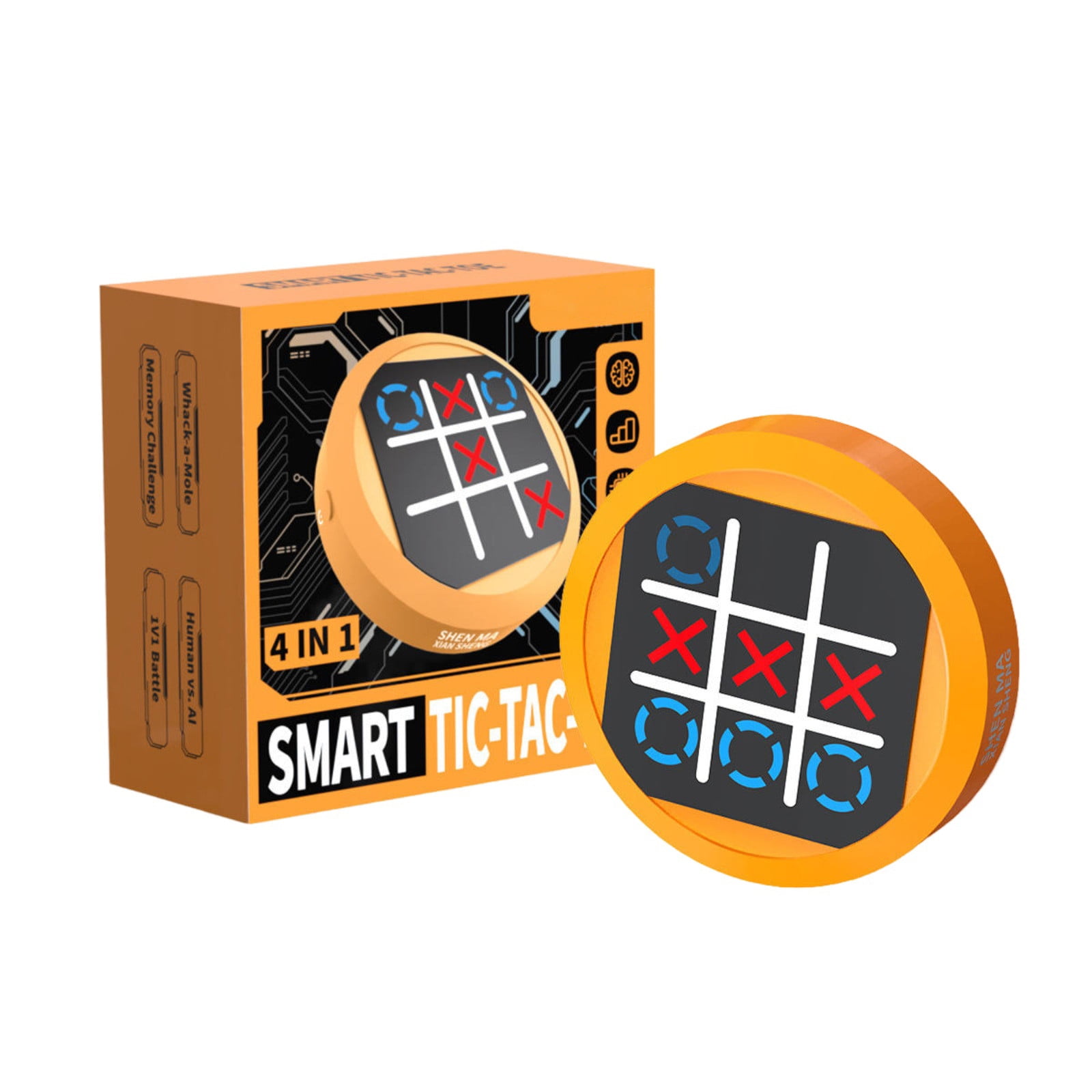 NimbusNook 4 In 1 Handheld Puzzle Game Console. Portable Travel Games ...