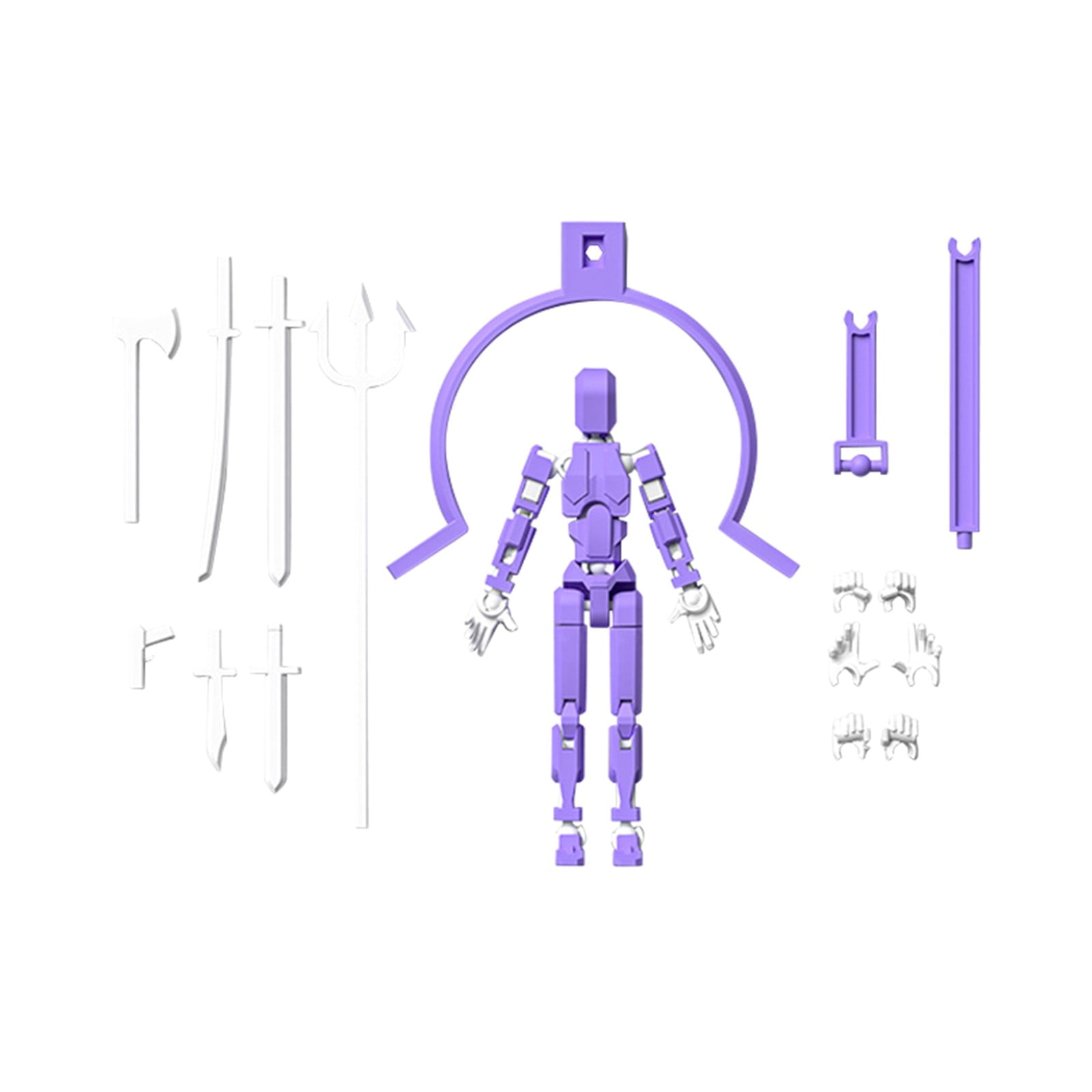 NimbusNook Articulated Action Figure Set with Weapons and Accessories ...
