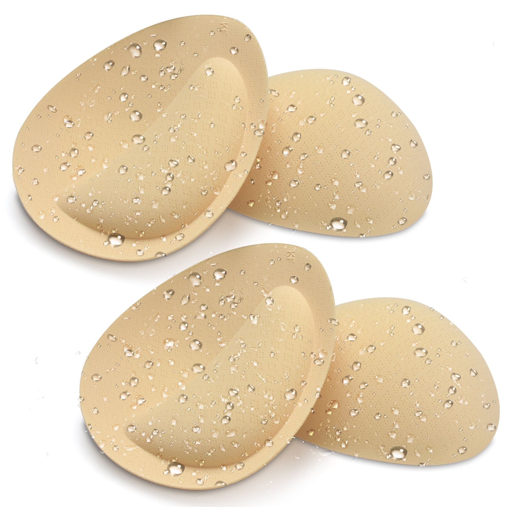 Nimiah Waterproof Swimsuit Bra Pads Inserts, 2 Pairs Thick Bra Pads ...