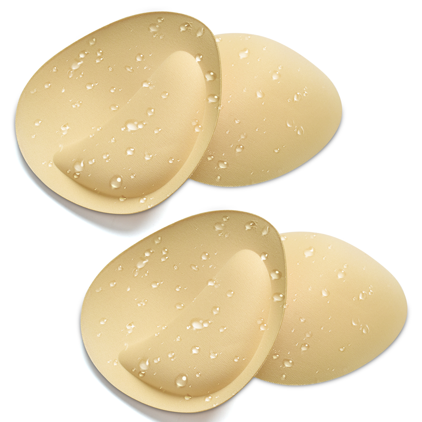 Nimiah Waterproof Swimsuit Bra Pads Inserts, 2 Pairs Thick Bra Pads ...