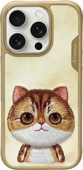 Nimmy Big Eyed Pet 2.0 Cat Case for iPhone 16 Pro Max 6.9" Khaki - N ...