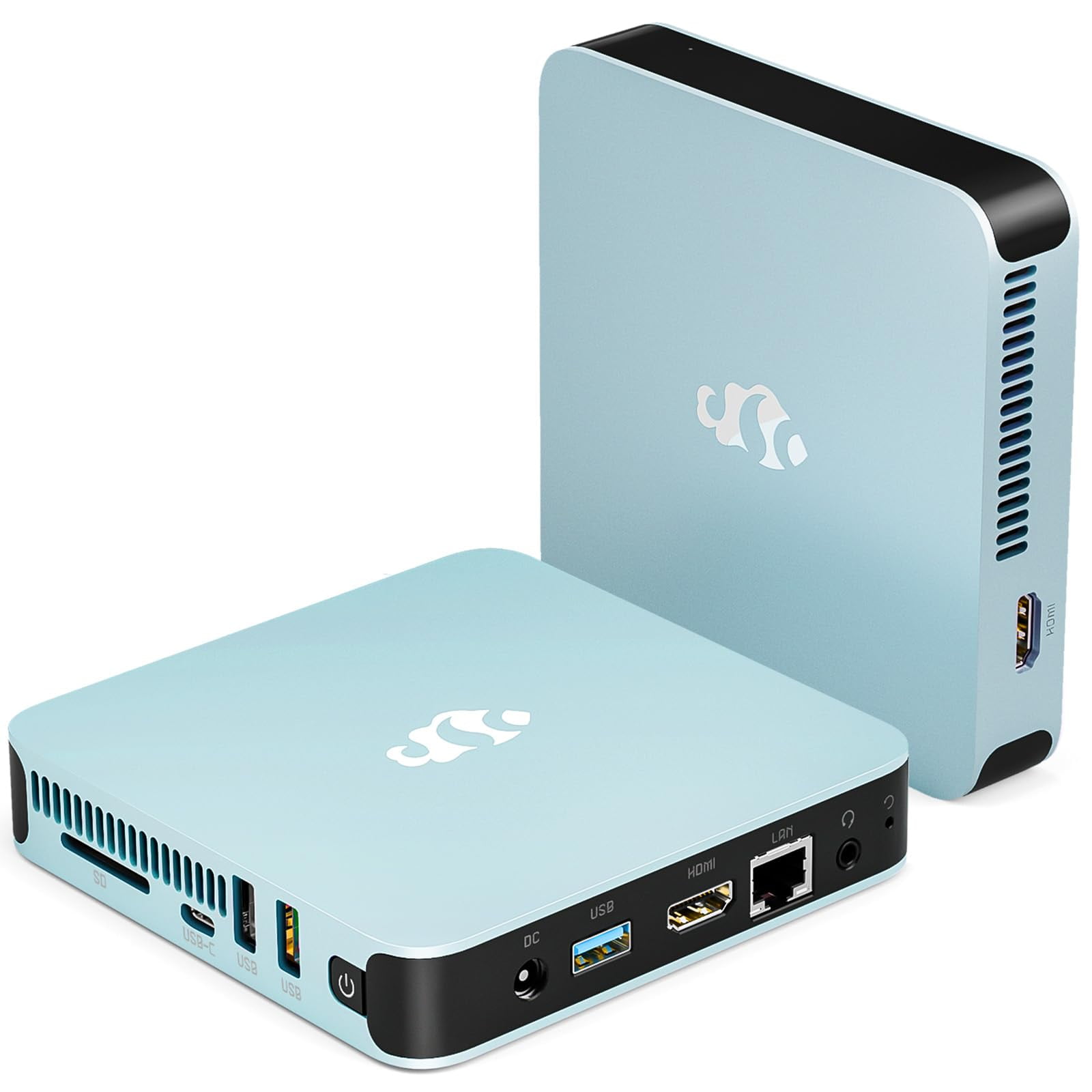 Nimo Mini PC Windows 11 Pro, Intel Pentium Quad-Core N100 (Up to 3.4GHz ...