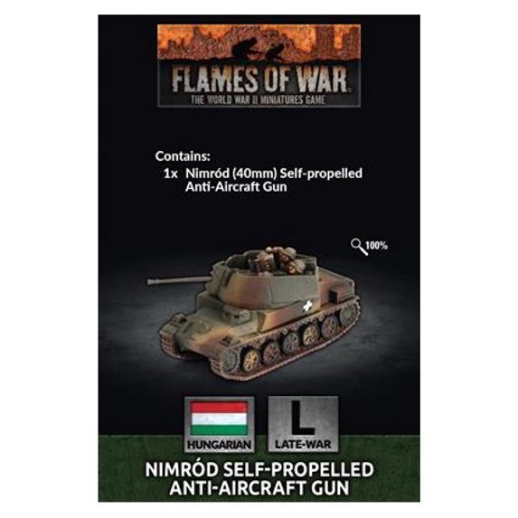 Flames of War: Hungarian Nimród Self-Propelled Anti-Aircraft Gun (Late ...