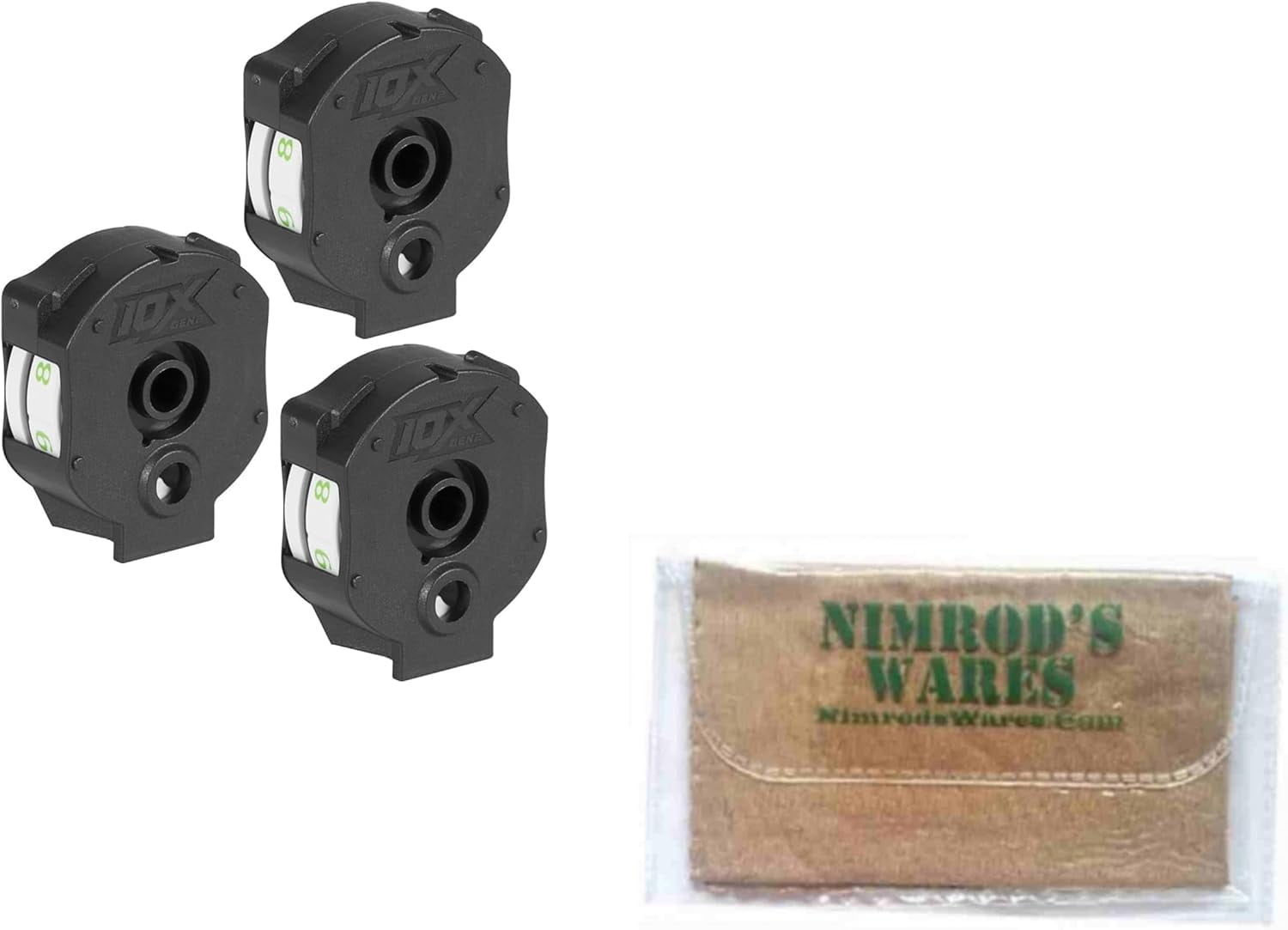 Nimrod's Wares 3-Pack Gamo Gen2 10X Quick-Shot Air Gun Magazines .22 10rd Fusion & Maxxim ...